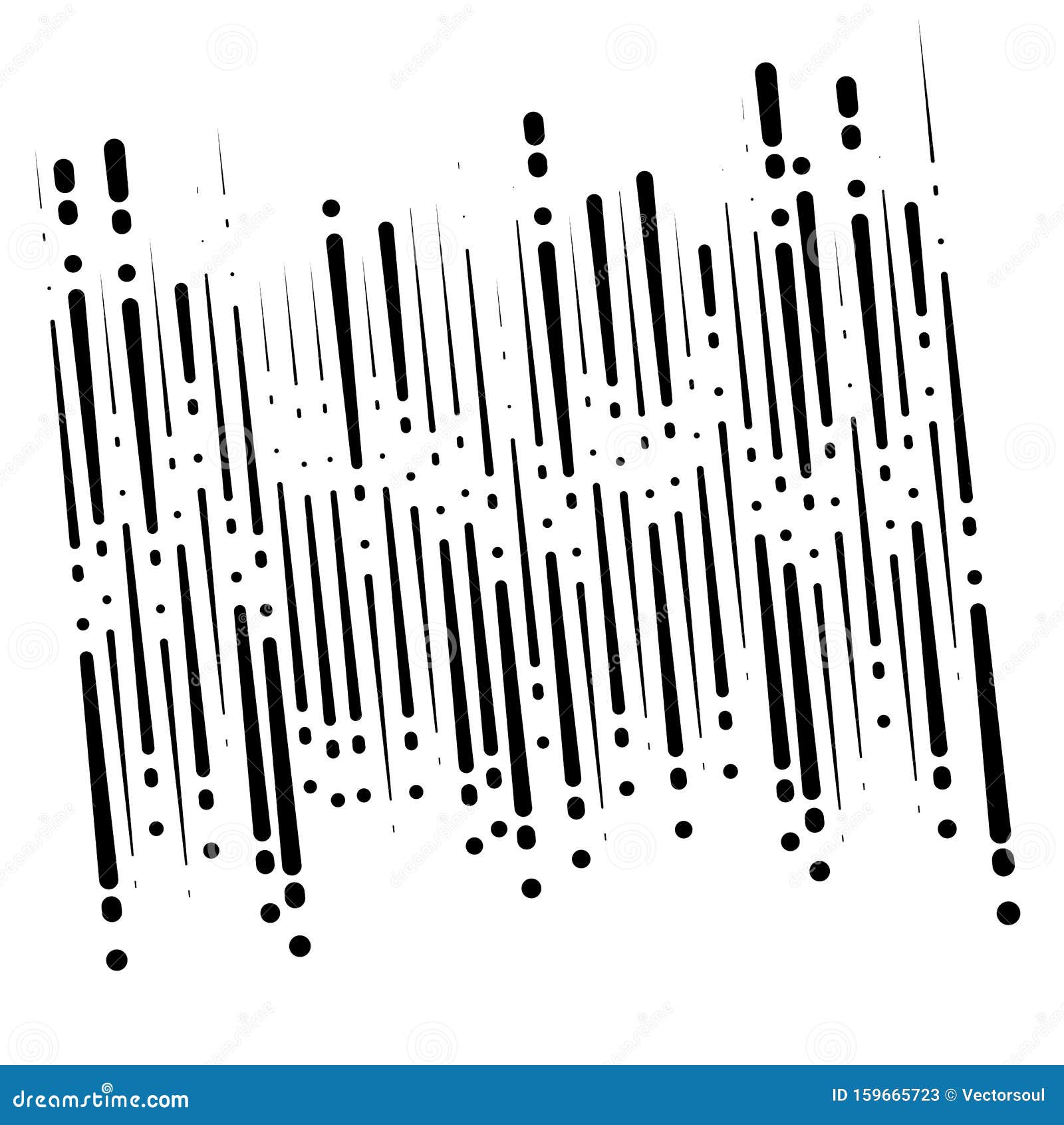 Dashed Dynamic Lines, Stripes. 3D Lines In Perspective Vanishing With ...