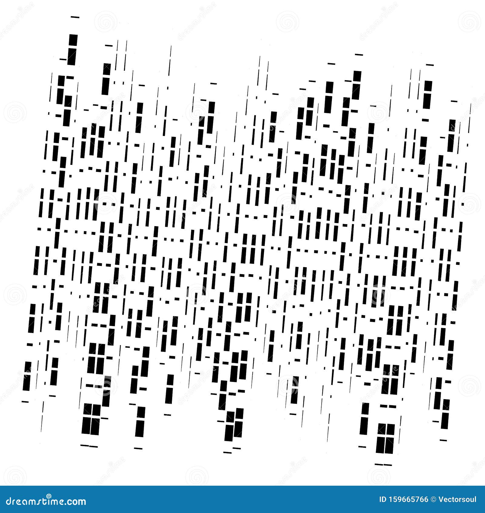 Dashed Dynamic Lines, Stripes Pattern. Random, Irregular Intermittent ...
