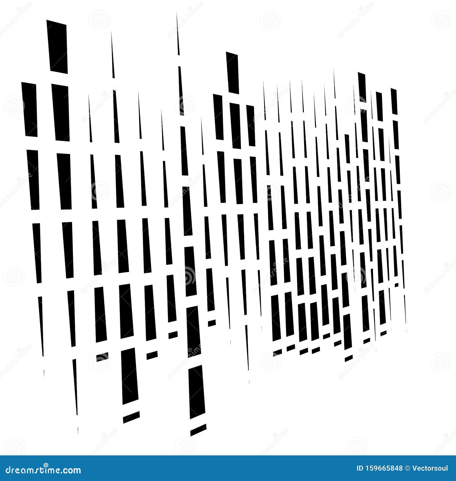 Dashed Dynamic Lines, Stripes Pattern. Random, Irregular Intermittent ...