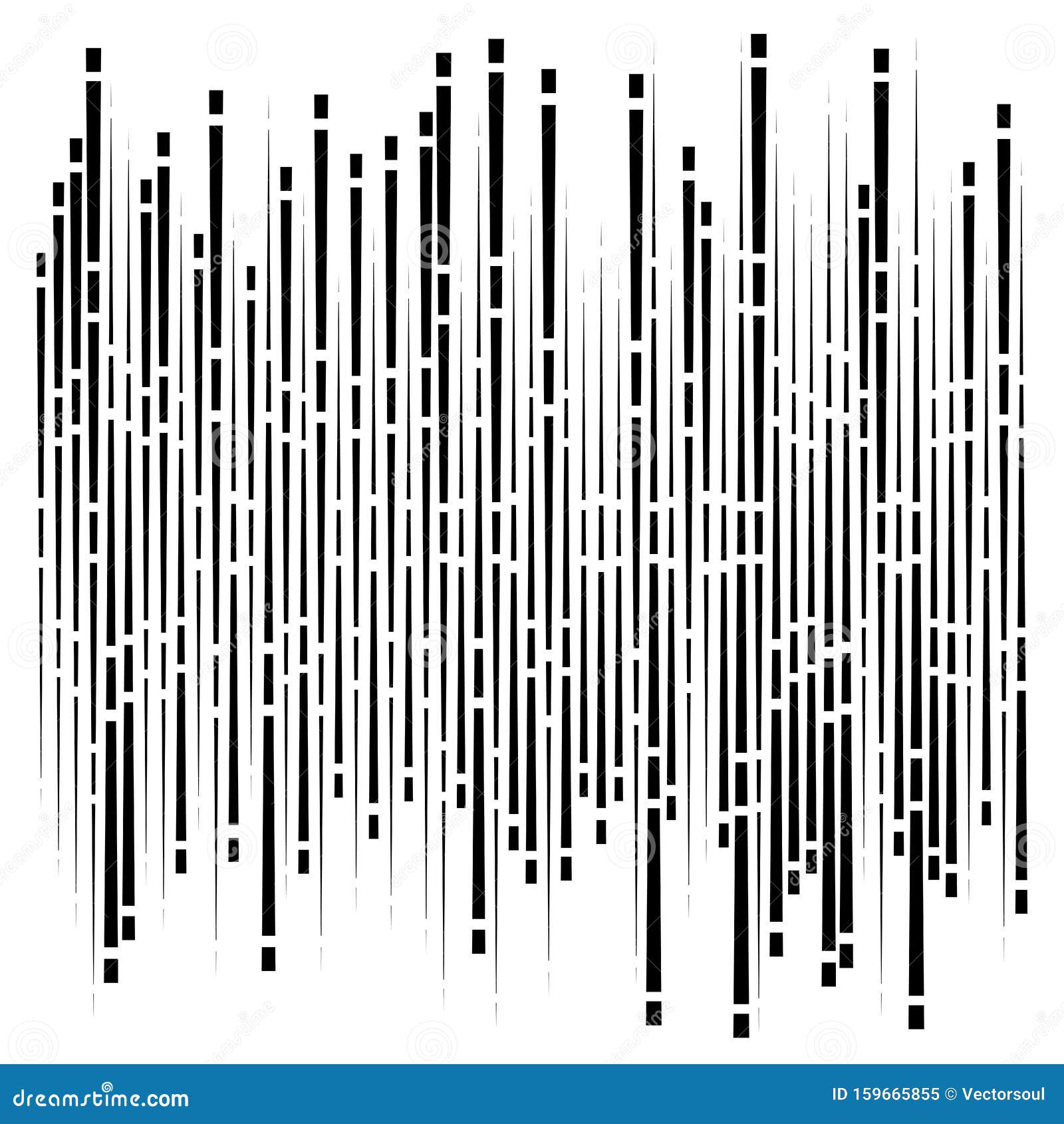 Dashed Dynamic Lines, Stripes Pattern. Random, Irregular Intermittent ...