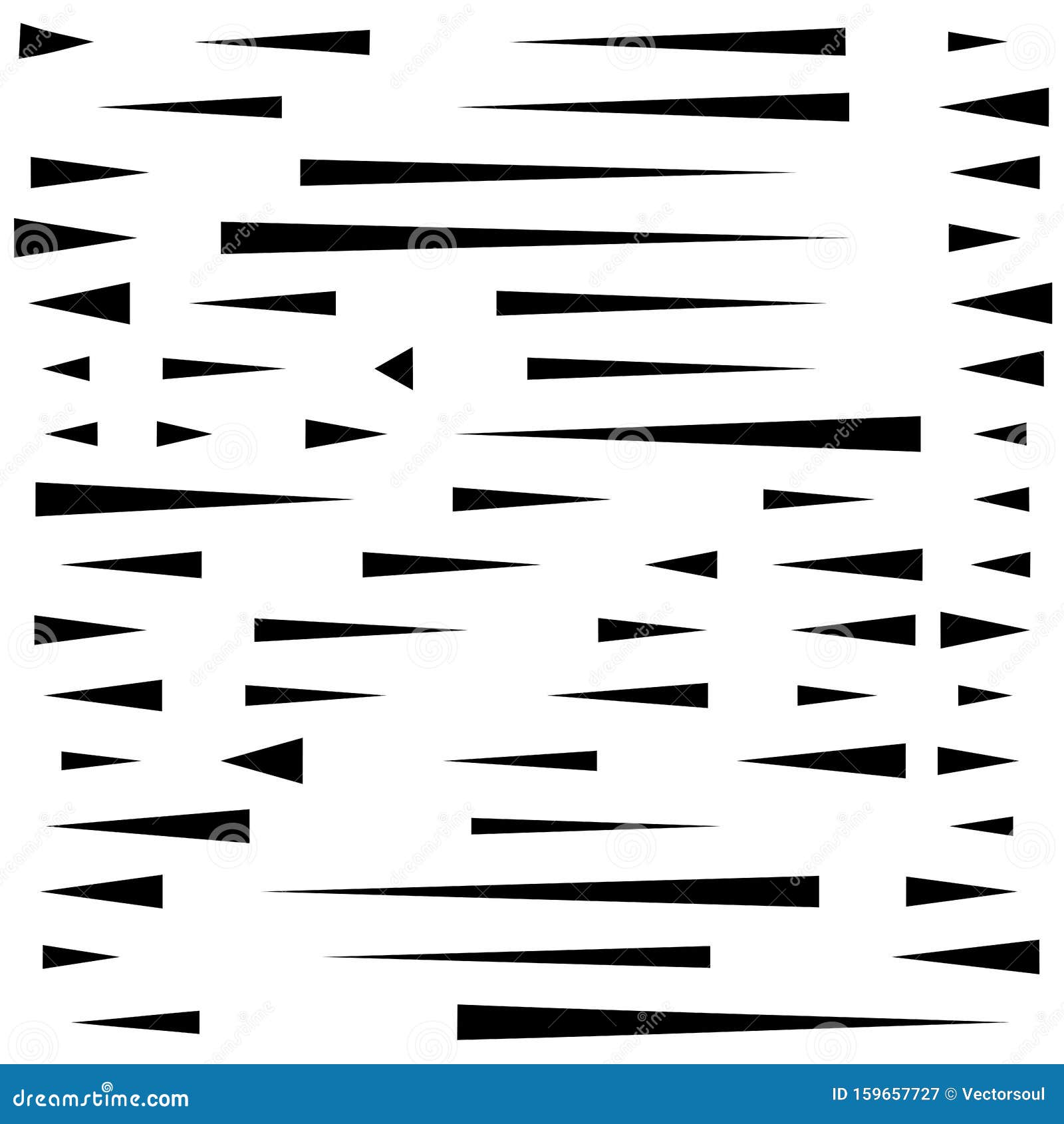 Dashed Irregular Lines. Segment Horizontal Stripes / Lines Stock Vector ...