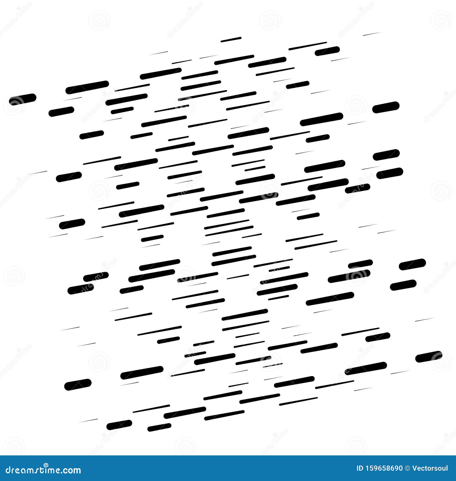 Dashed Irregular Lines. Segment Horizontal Stripes / Lines Stock Vector ...