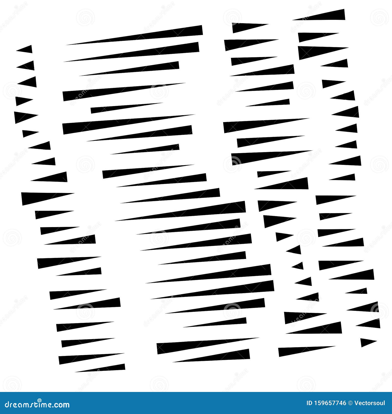 Dashed Irregular Lines. Segment Horizontal Stripes / Lines Stock Vector ...