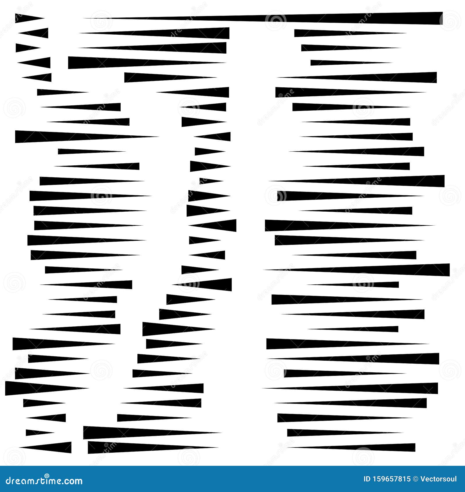 Dashed Irregular Lines. Segment Horizontal Stripes / Lines Stock Vector ...