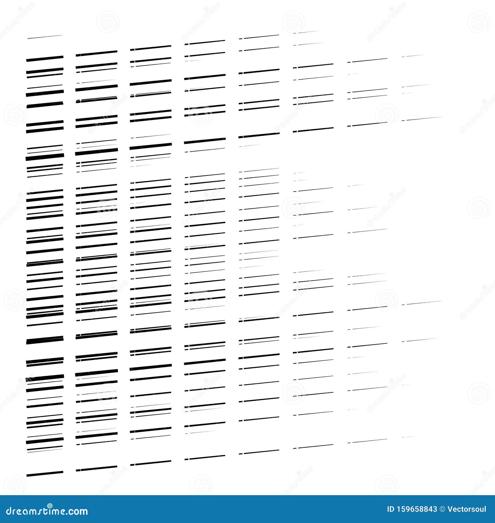 Dashed Irregular Lines. Segment Horizontal Stripes / Lines Stock Vector ...