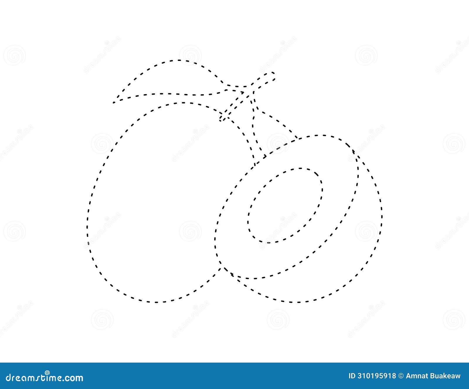 Jamun Fruit Outline For Coloring Book Template, Jamun Fruit For Kids ...