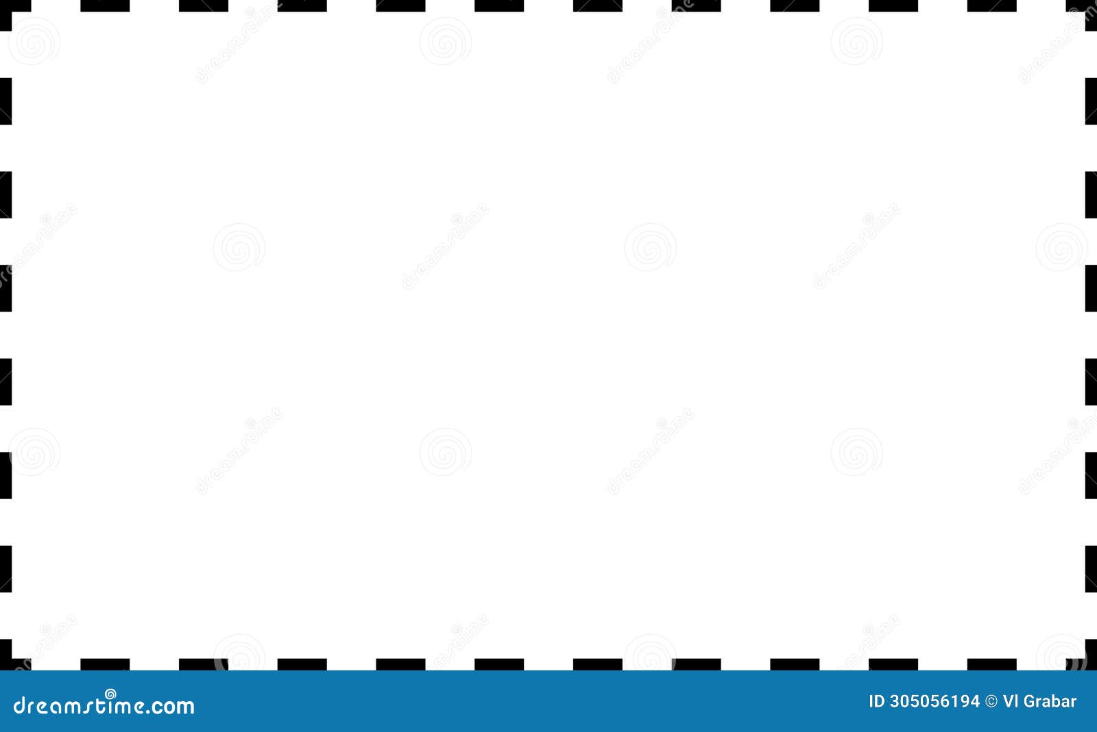 Dashed Line Basic Geometric Shapes. Dashed Outline Icon of Cut Frame ...