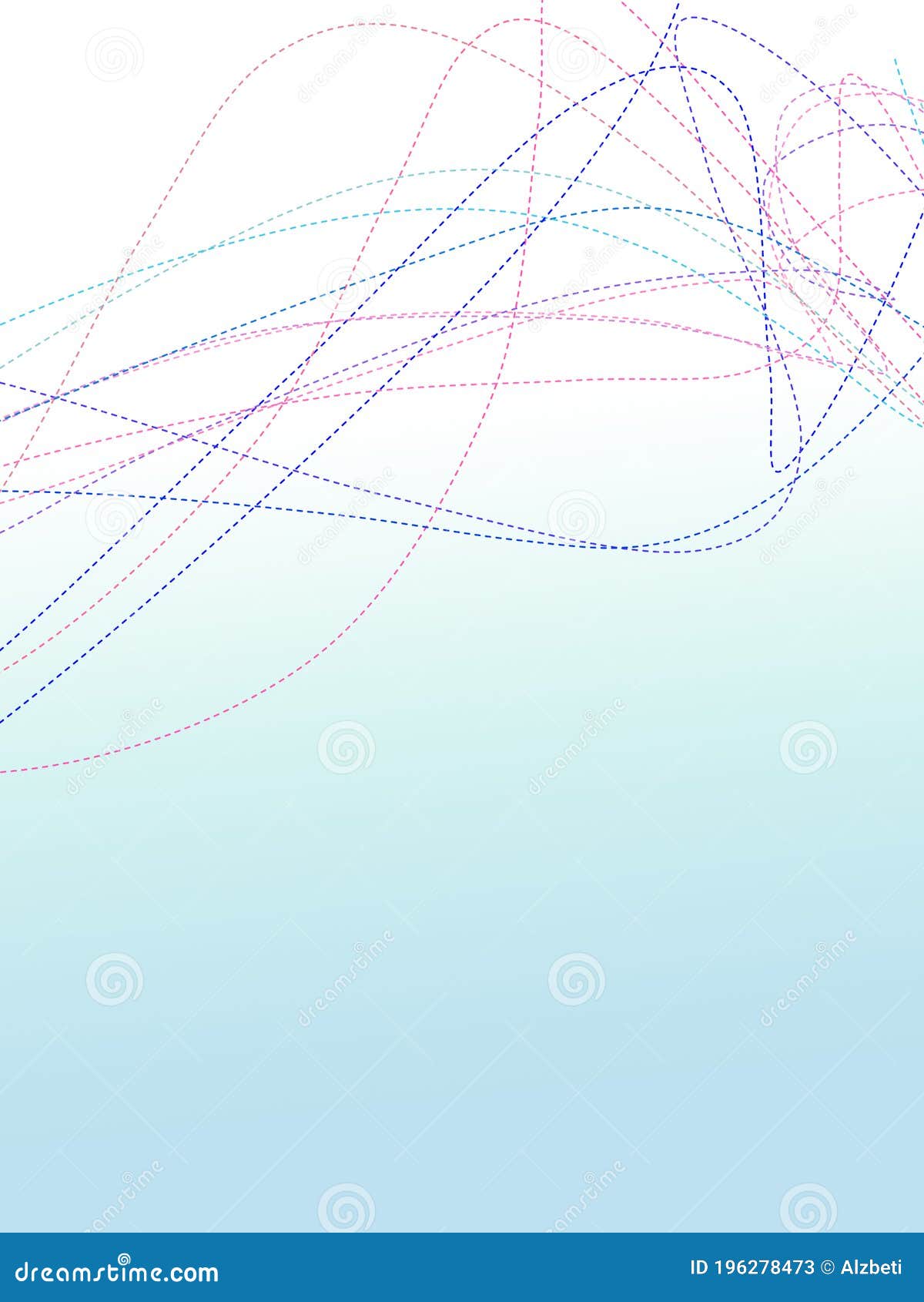 Dashed Line Multi Colored Spectrum Abstract Background Stock ...