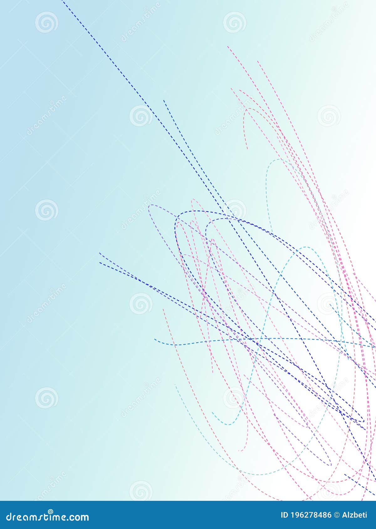 Dashed Line Multi Colored Spectrum Abstract Background Stock ...