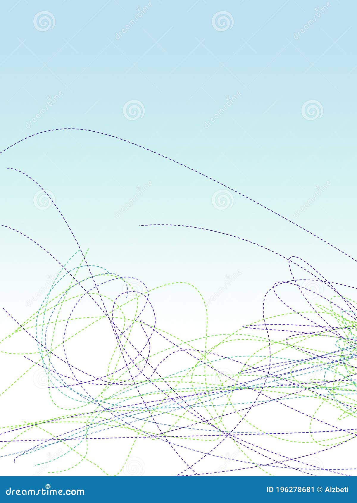 Dashed Line Multi Colored Spectrum Abstract Background Stock ...