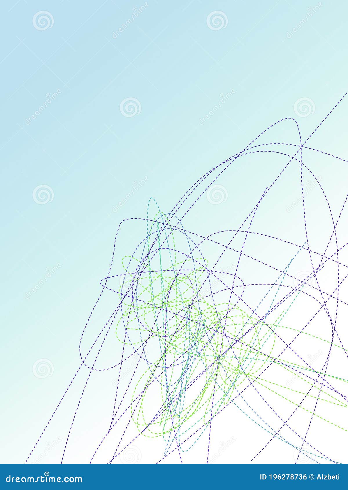 Dashed Line Multi Colored Spectrum Abstract Background Stock ...