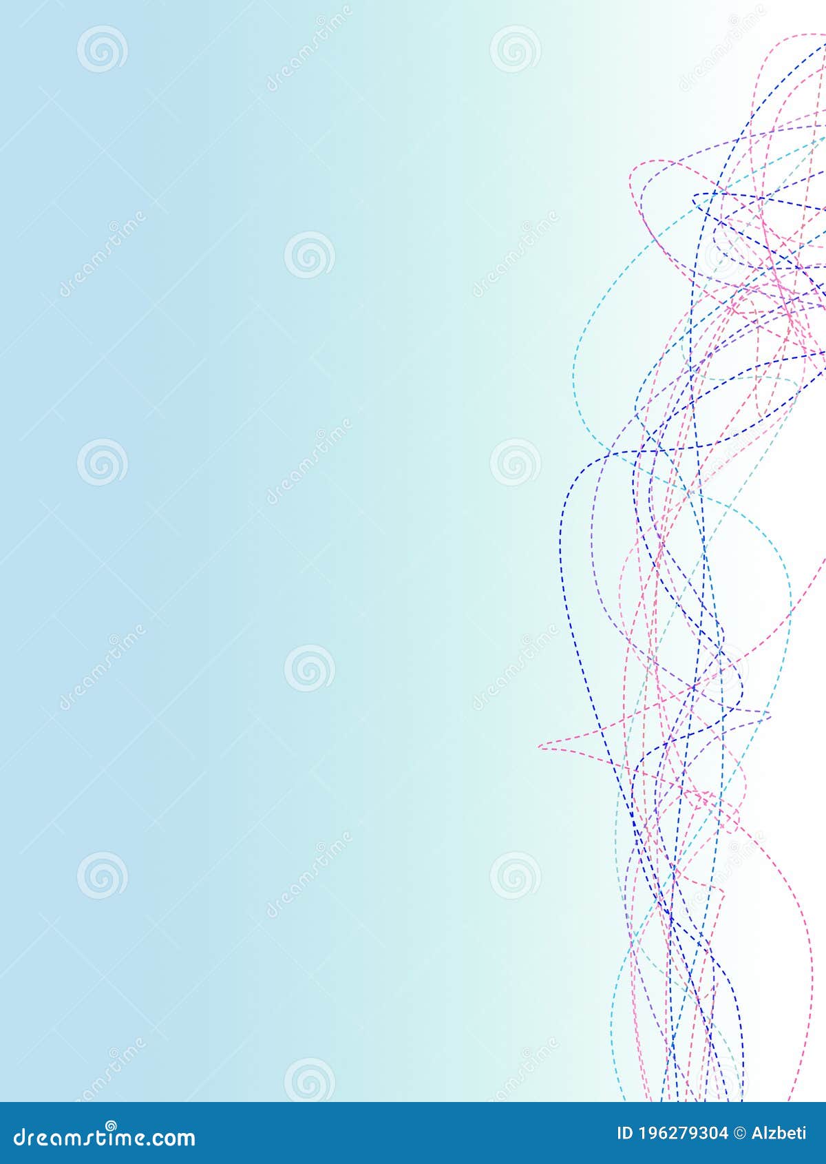 Dashed Line Multi Colored Spectrum Abstract Background Stock ...