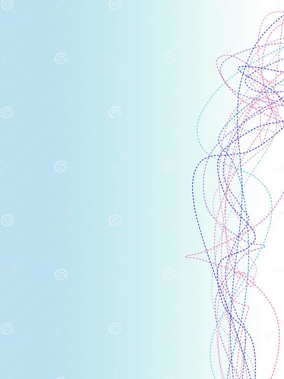 Dashed Line Multi Colored Spectrum Abstract Background Stock ...