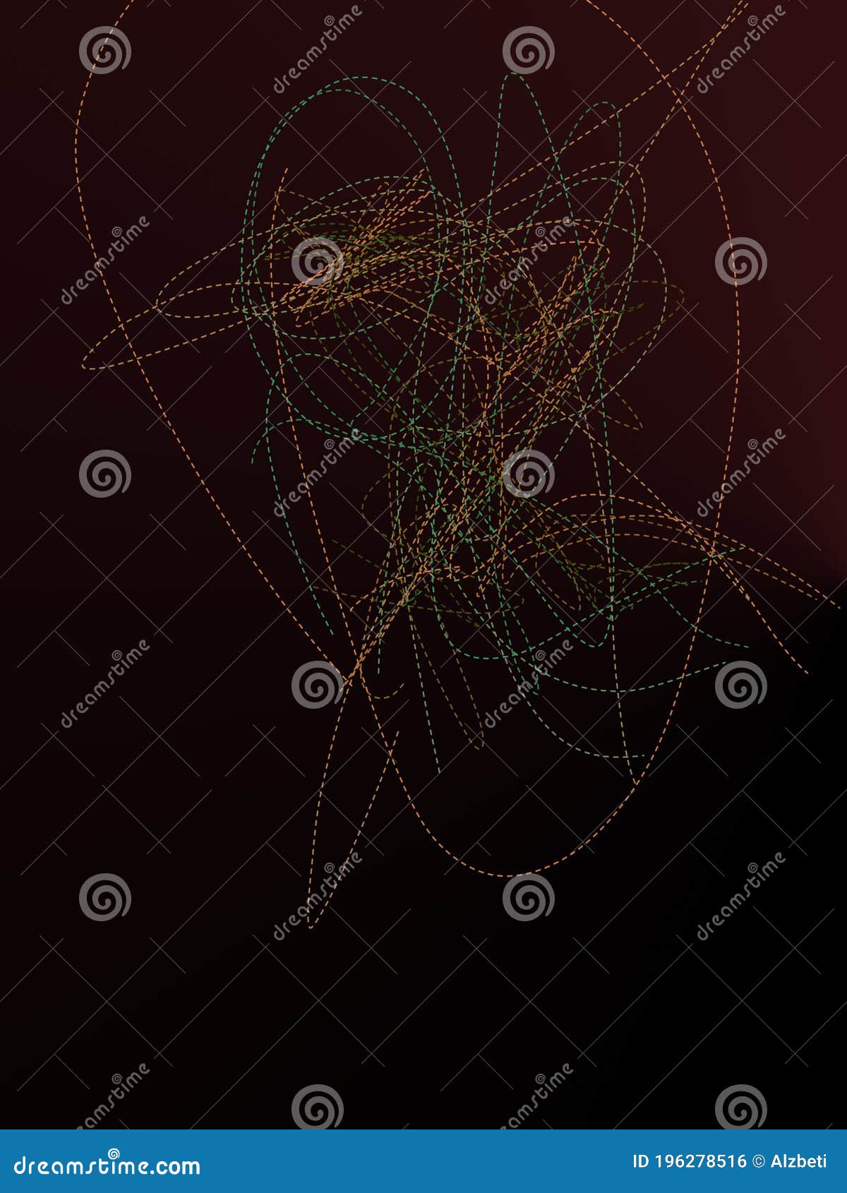 Dashed Line Multi Colored Spectrum Abstract Disco Party Background ...