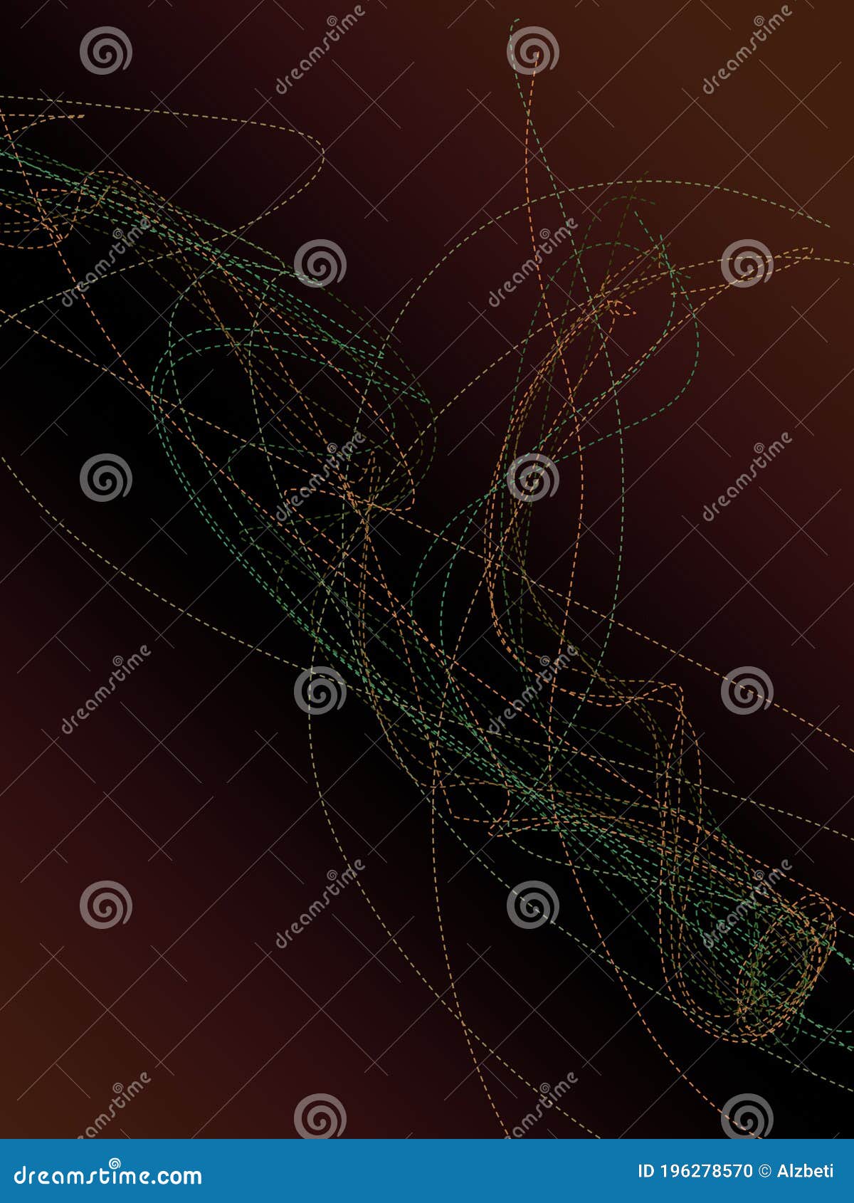 Dashed Line Multi Colored Spectrum Abstract Disco Party Background ...