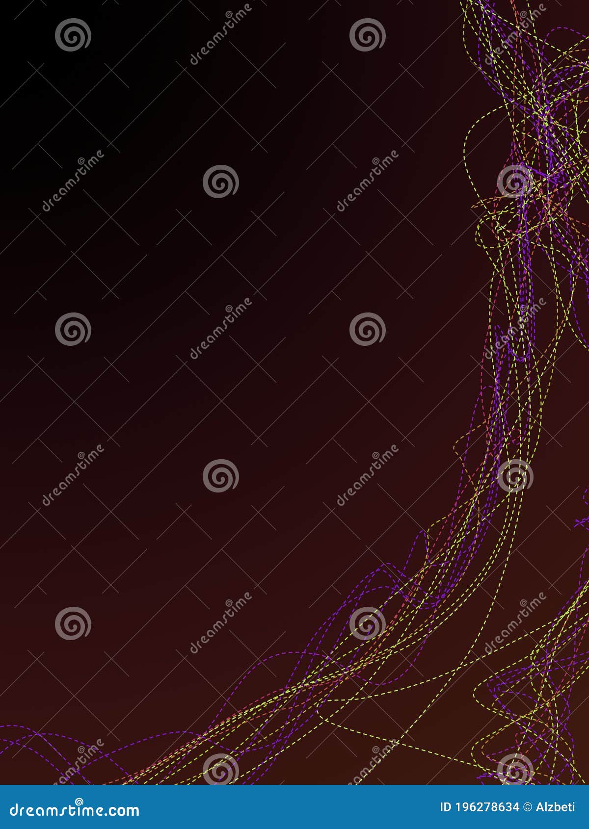 Dashed Line Multi Colored Spectrum Abstract Disco Party Background ...