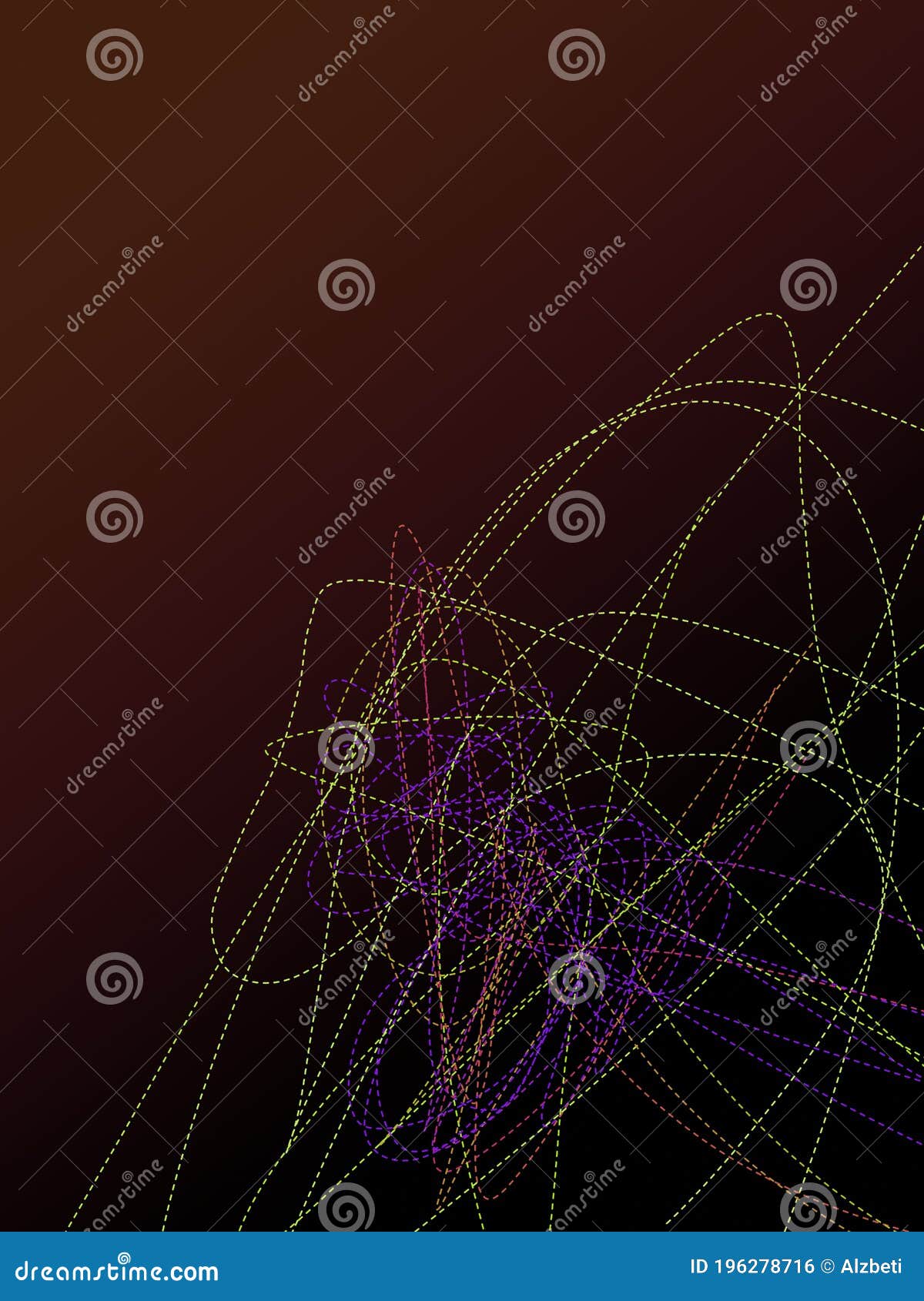 Dashed Line Multi Colored Spectrum Abstract Disco Party Background ...