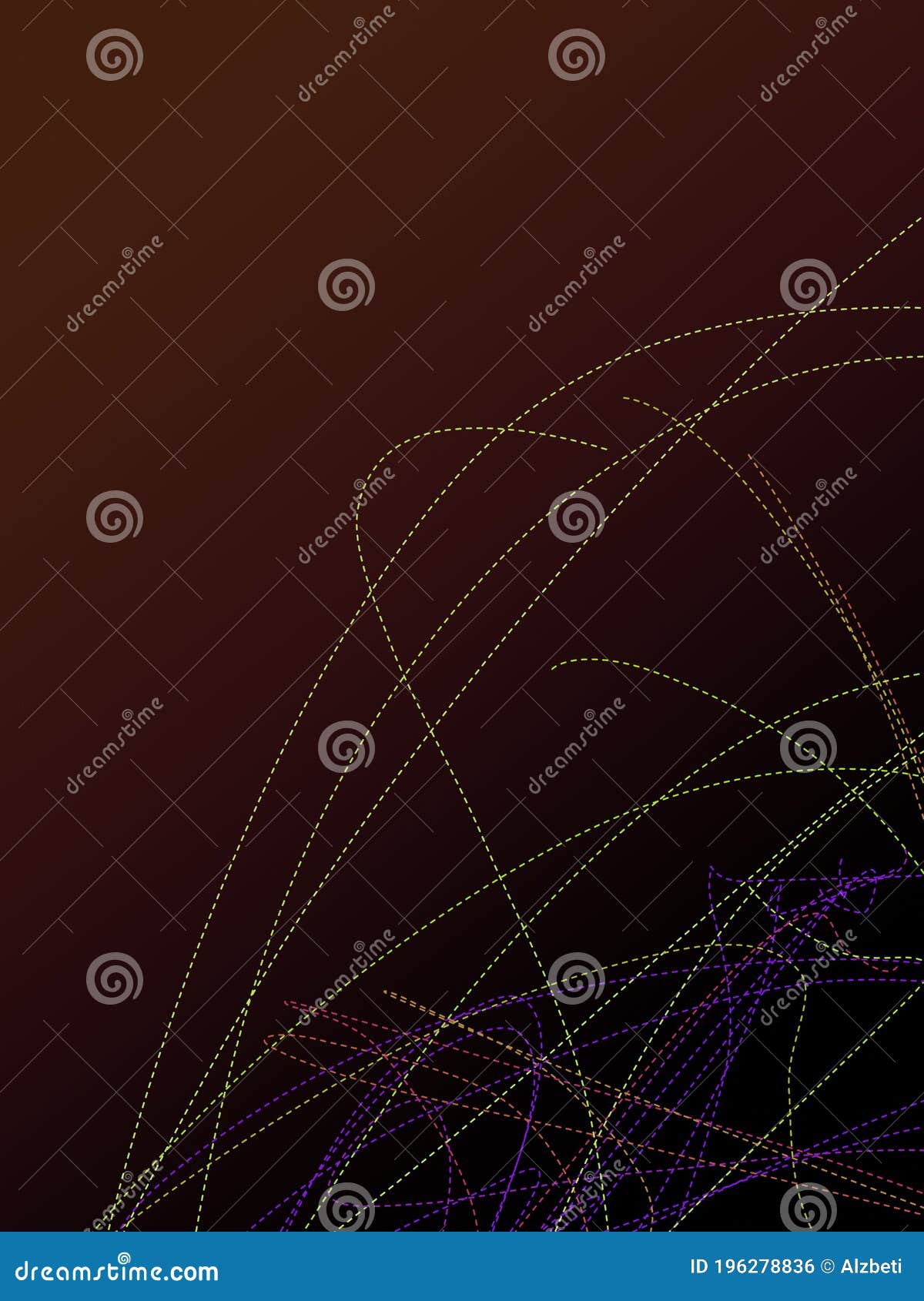 Dashed Line Multi Colored Spectrum Abstract Disco Party Background ...