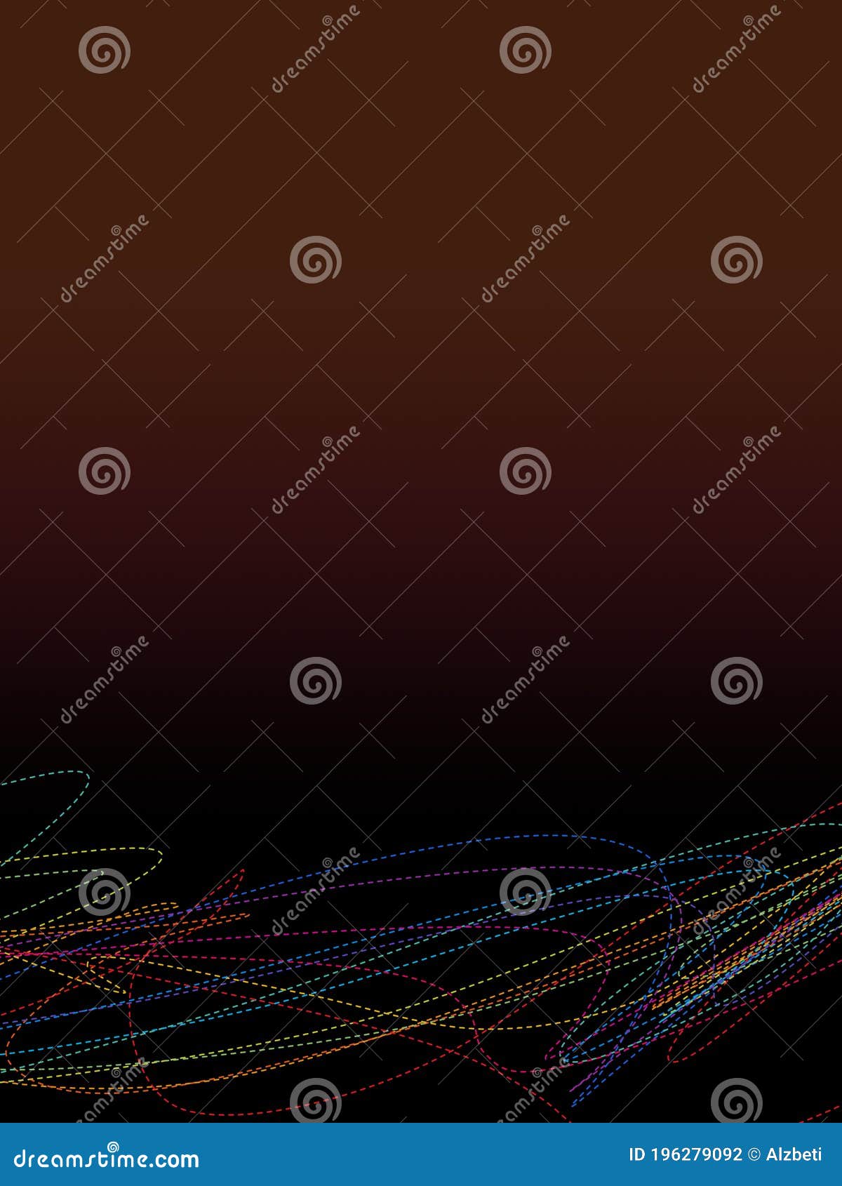 Dashed Line Multi Colored Spectrum Abstract Disco Party Background ...