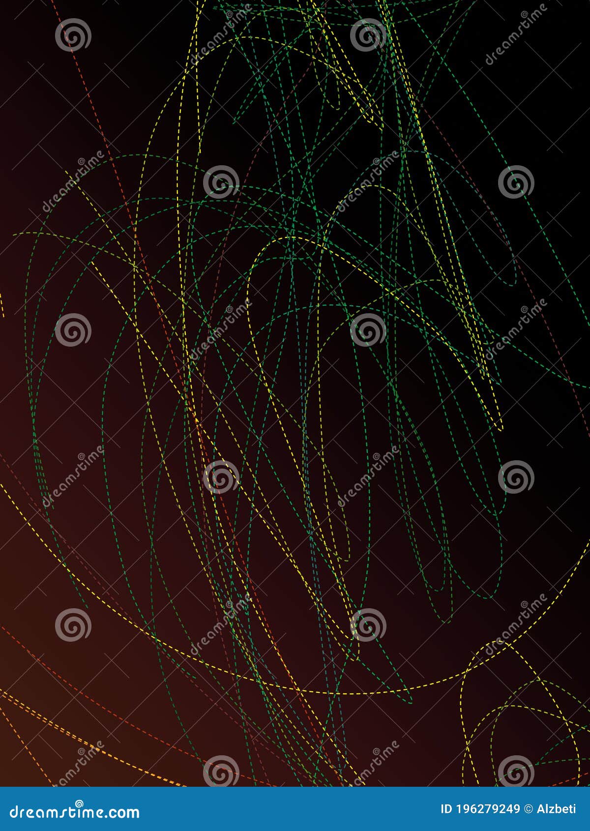 Dashed Line Multi Colored Spectrum Abstract Disco Party Background ...