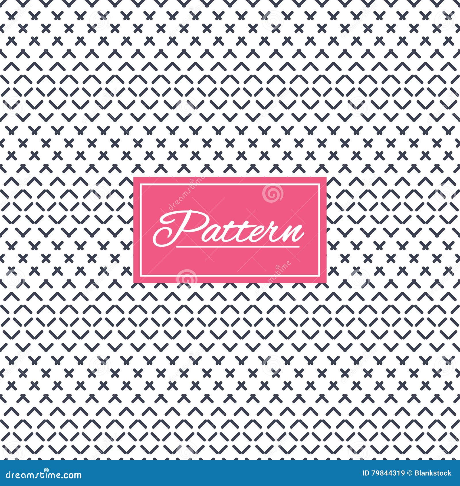 Dashed Lines Geometric Seamless Pattern. Stock Vector - Illustration of ...