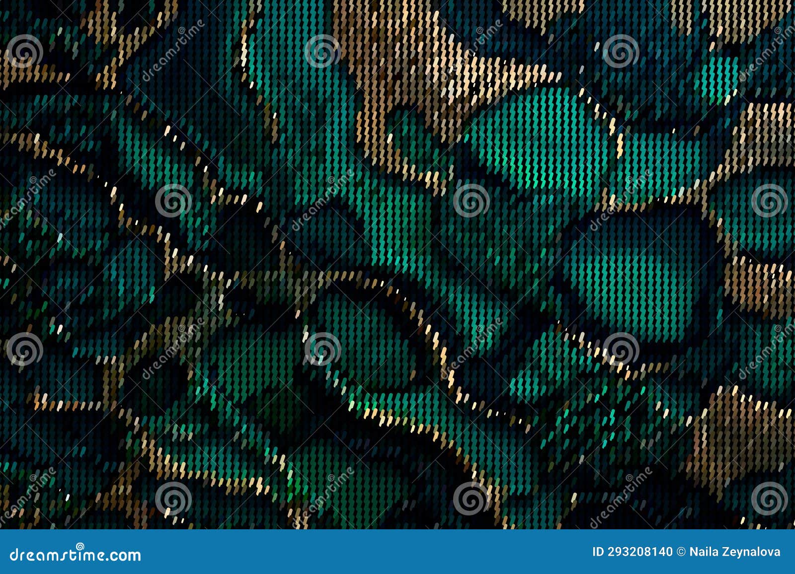 Dashed Lines Textured Modern Decorative Pattern. Dash Lines Ornamental ...