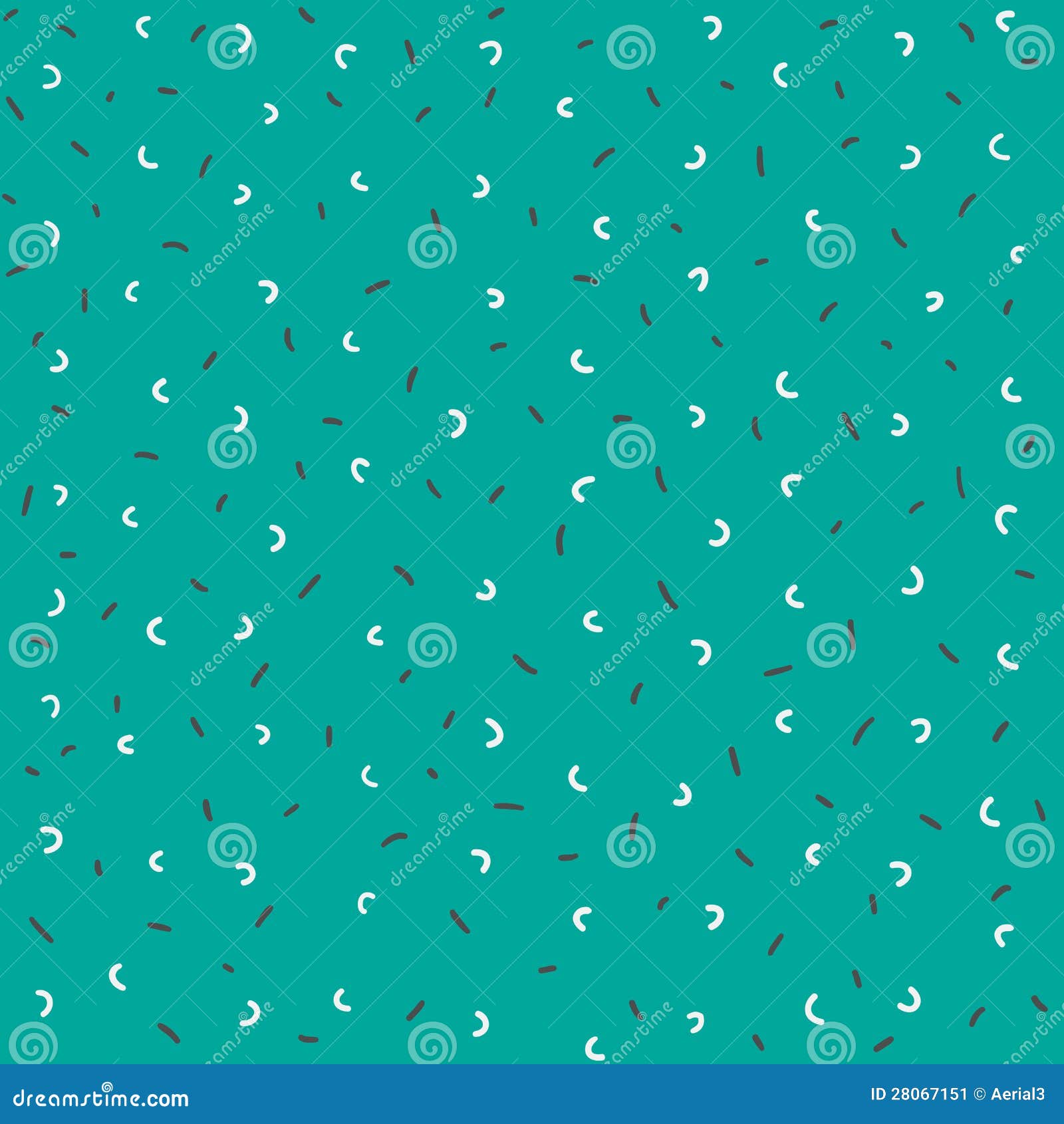 Dashed Vector Seamless Pattern Stock Vector - Illustration of square ...