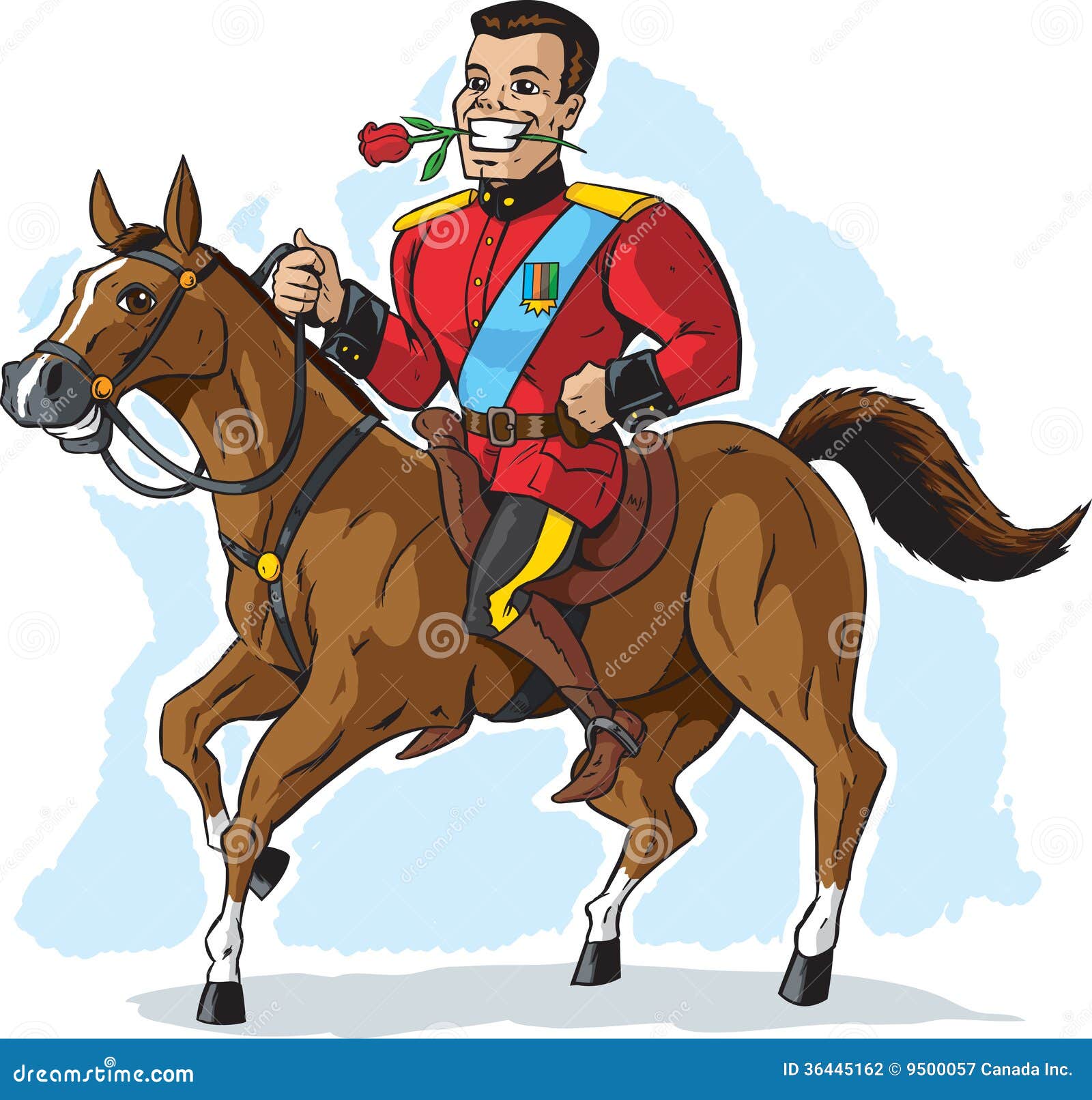 Dashing prince stock vector. Illustration of dashing - 36445162