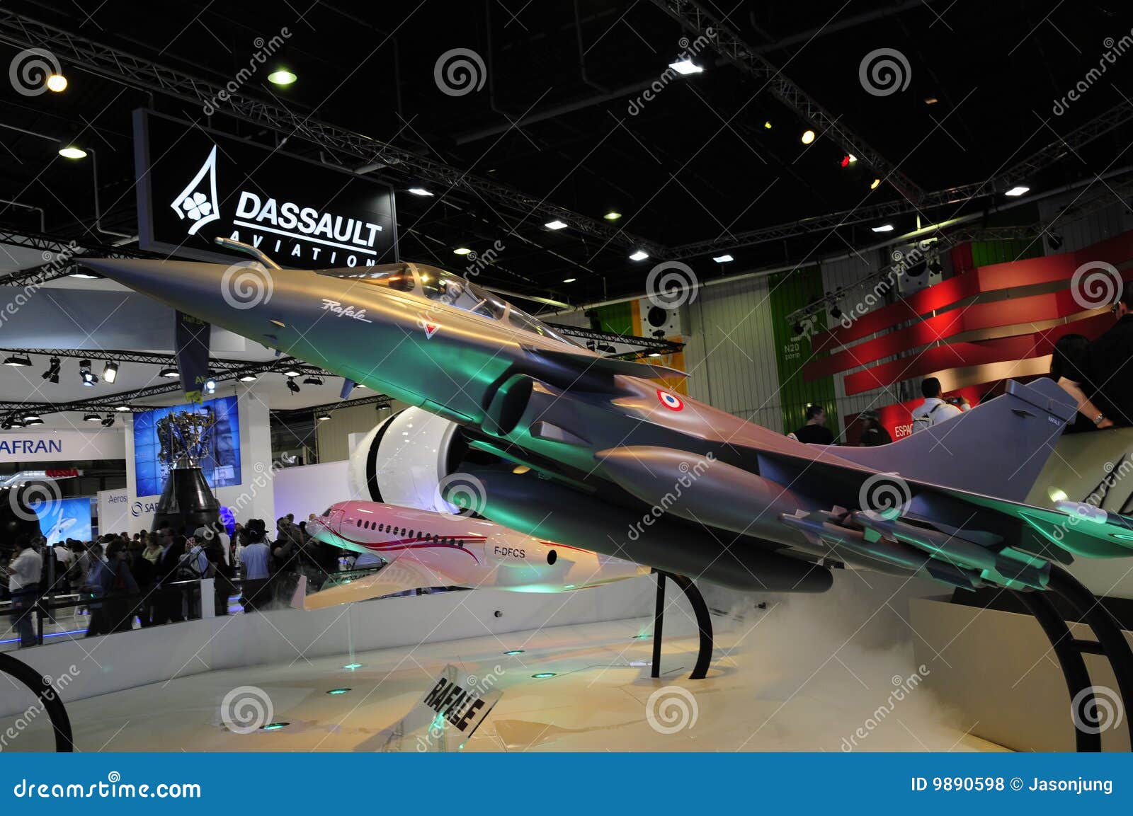 Dassault Aircraft in Paris Air Show Editorial Stock Photo - Image of ...