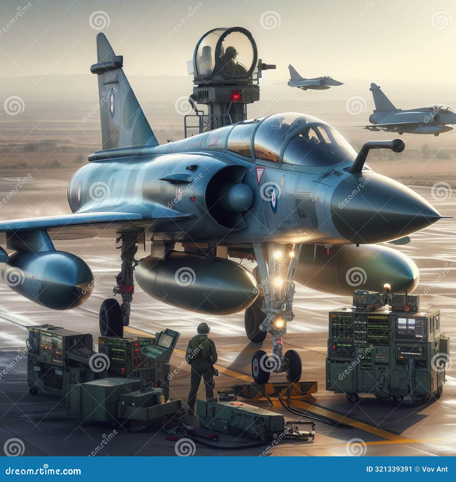 Dassault Mirage IIIR. Vector Drawing Of Tactical Reconnaissance ...