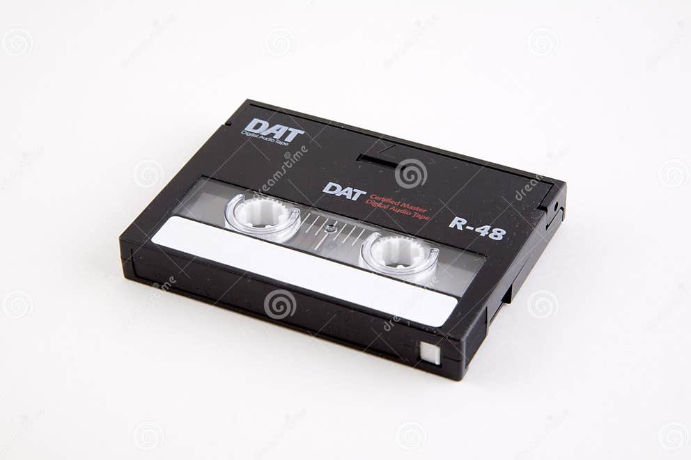 A DAT tape stock image. Image of tape, master, recording - 8946813