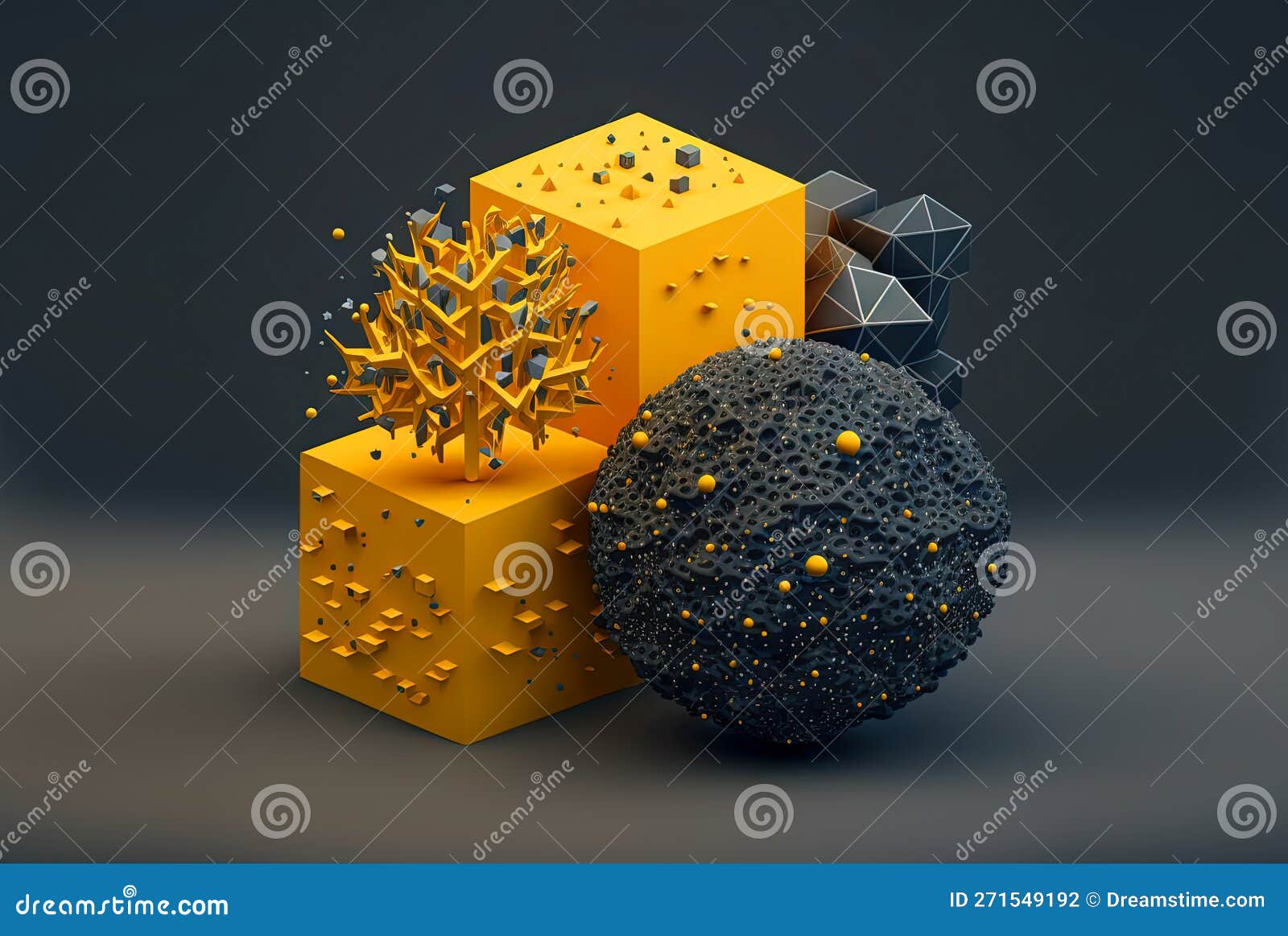 Data Abstract Concept with Clusters, Particles and Objects Collected and Sorted. Digital Sorting ...