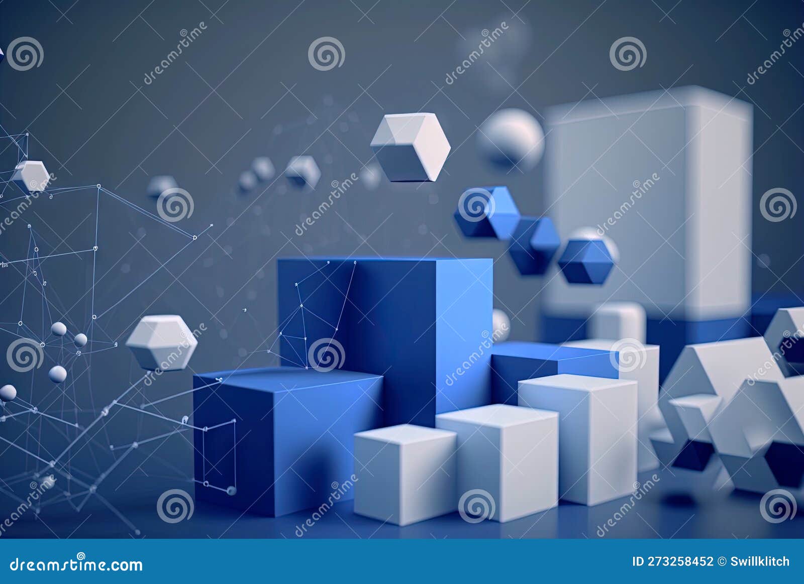 Data Abstract Concept with Clusters, Particles and Objects Collected and Sorted. Digital Sorting ...