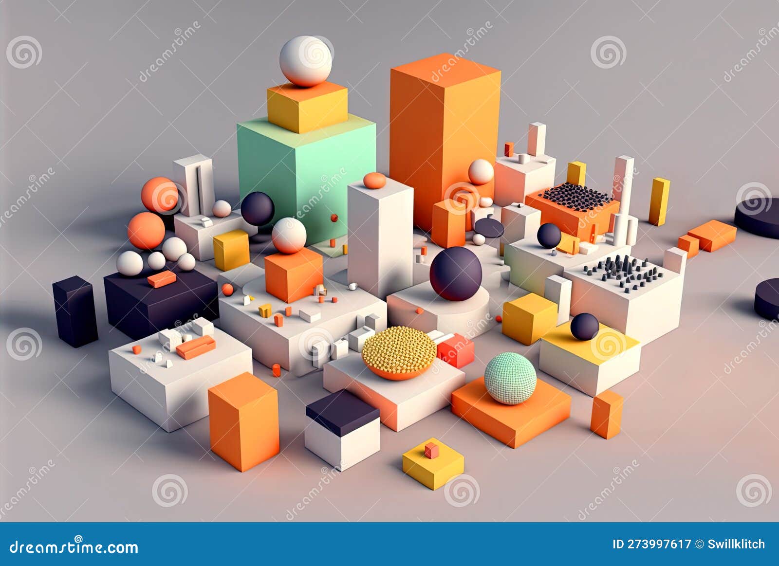 Data Abstract Concept with Clusters, Particles and Objects Collected and Sorted. Digital Sorting ...