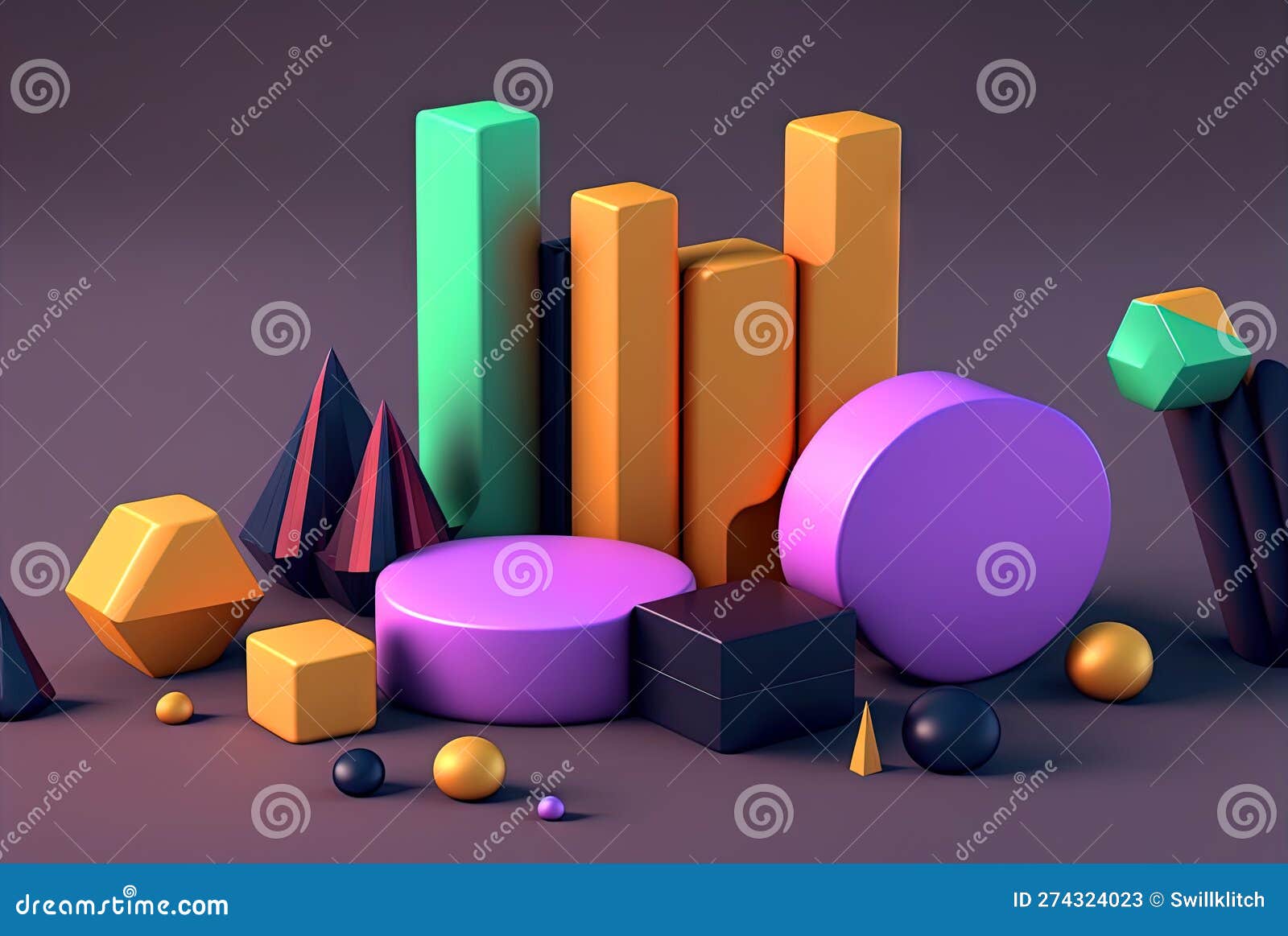 Data Abstract Concept with Clusters, Particles and Objects Collected and Sorted. Digital Sorting ...