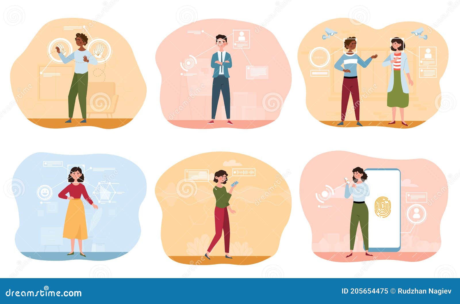 Data Access and User Experience Abstract Concept Stock Vector ...