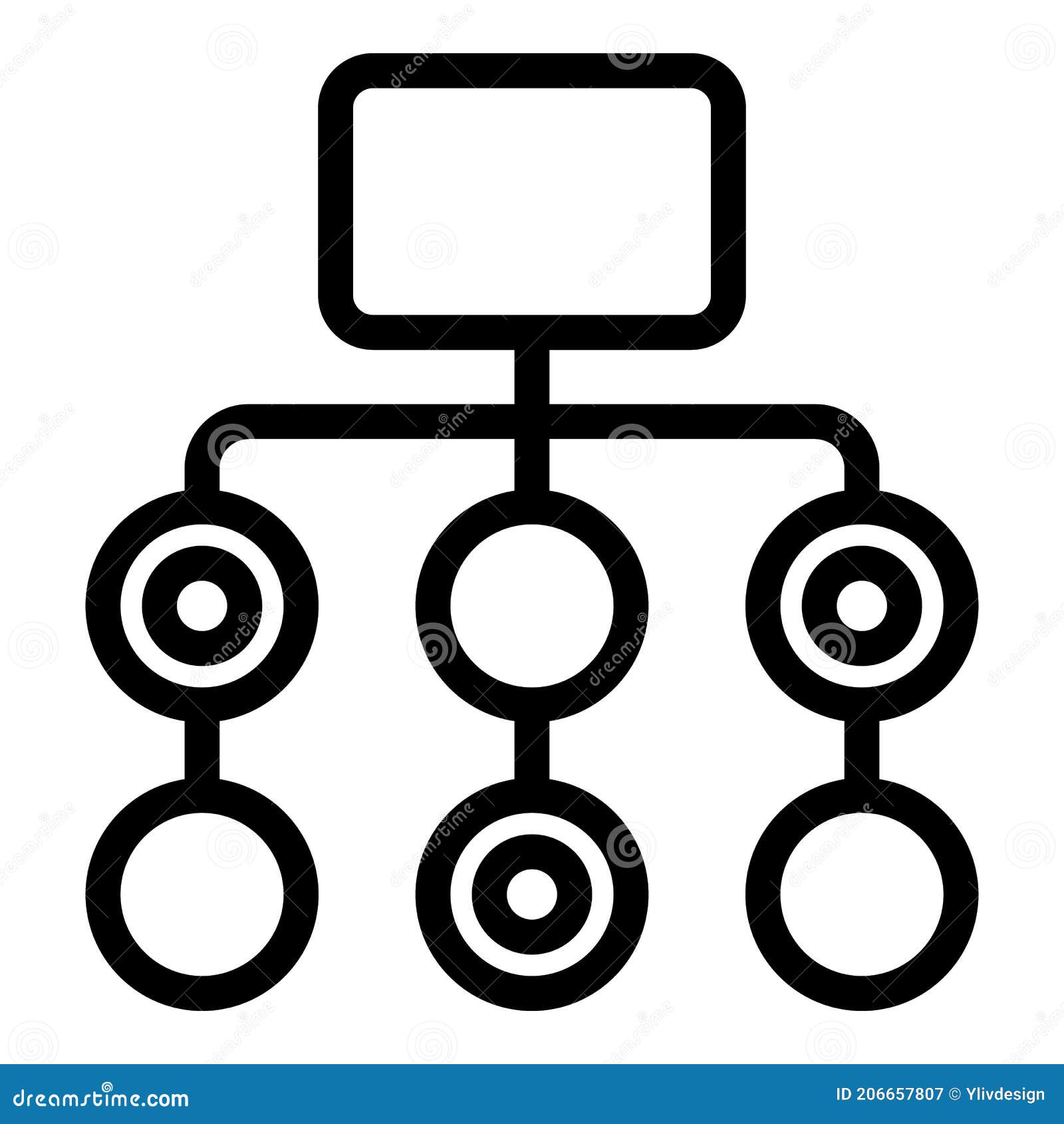 Data Actualization Icon, Outline Style Stock Illustration - Illustration of review, problem ...