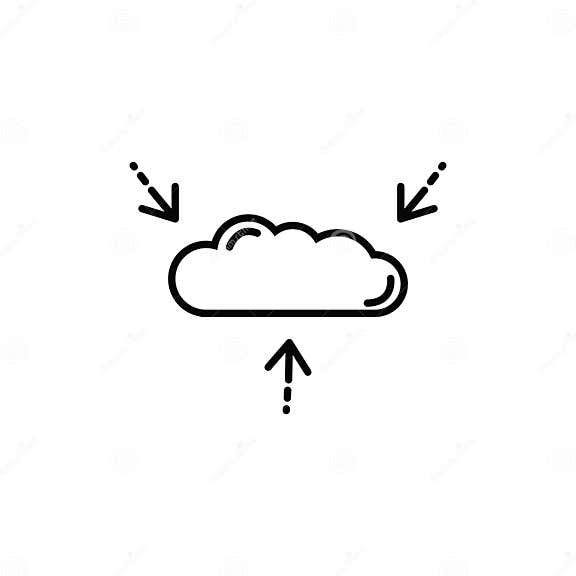 Data Aggregation Icon Set. Cloud Computing Wireless Internet Network ...