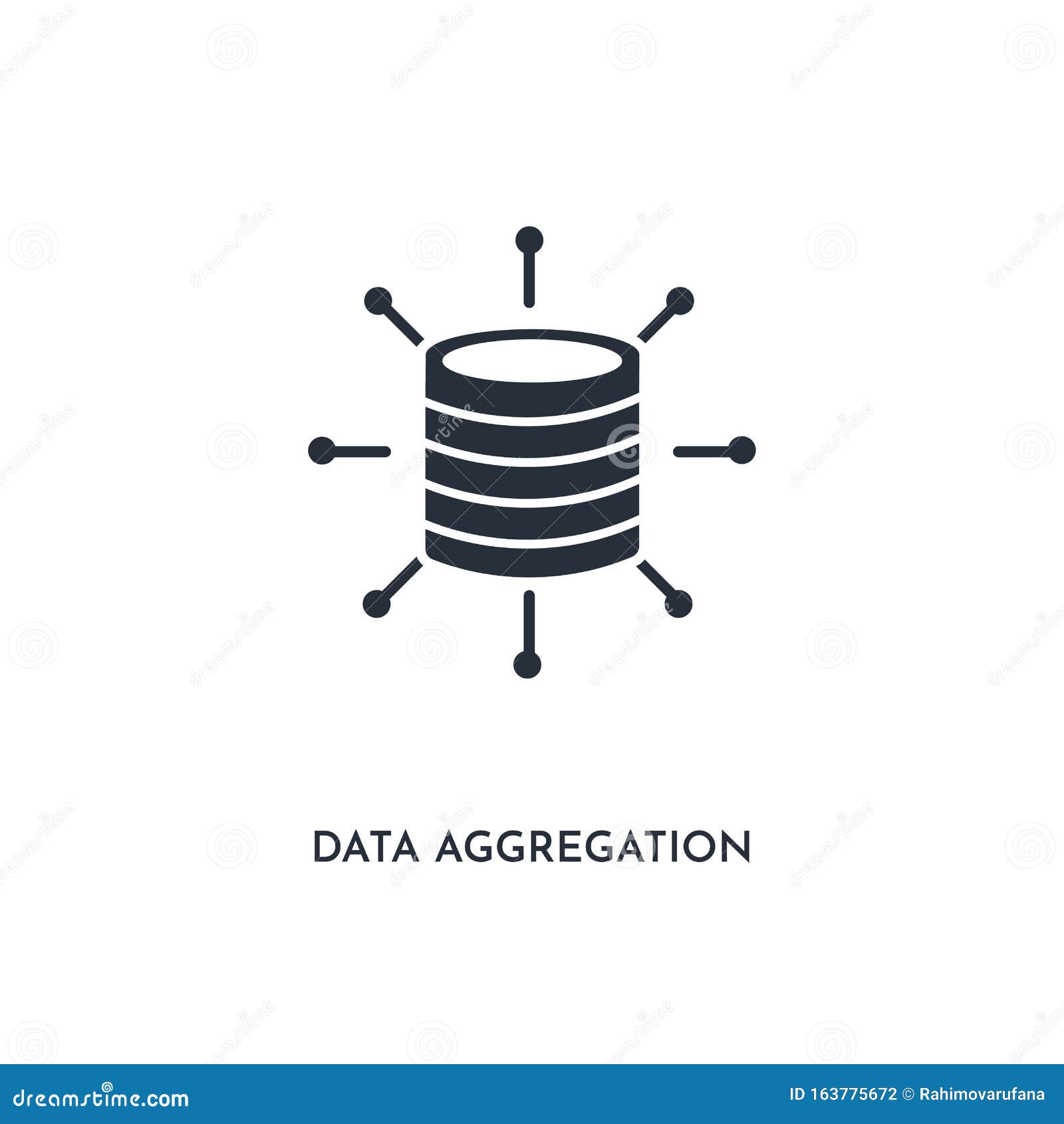 Data Aggregation Icon. Simple Element Illustration. Isolated Trendy ... Data Aggregation Icon. Simple Element Illustration. Isolated Trendy ...