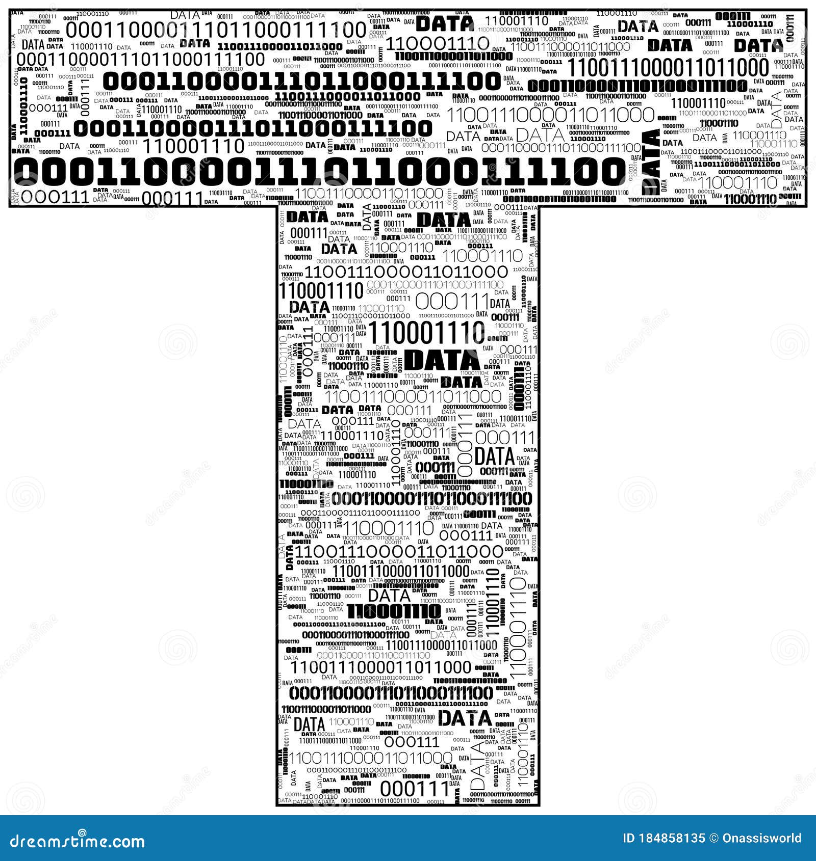 Data Alfabet Letters Pure White Background Stock Image - Image of data ...