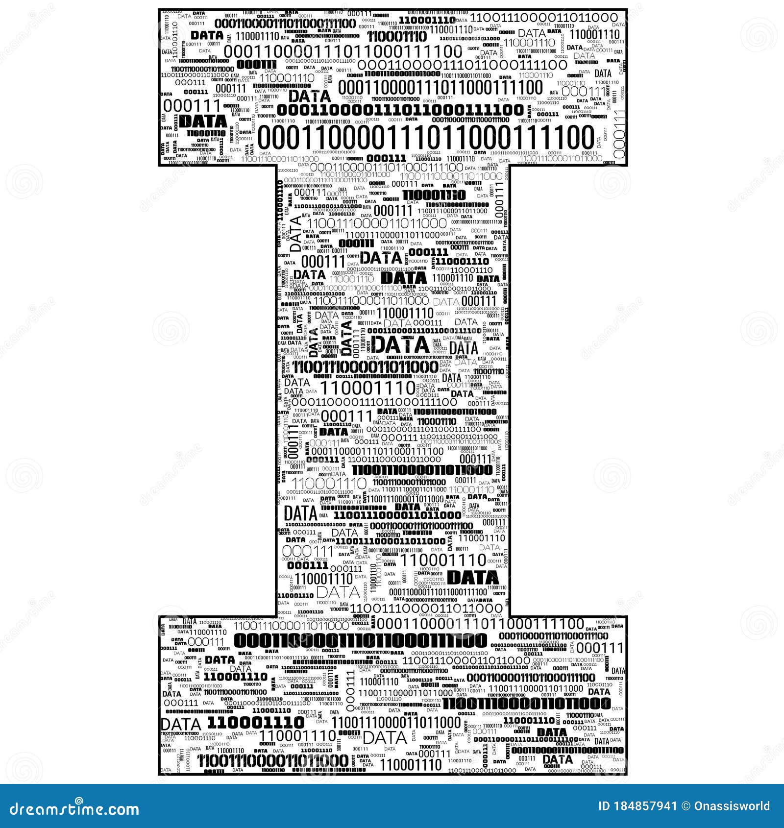 Data Alfabet Letters Pitch Black Background Royalty-Free Stock ...