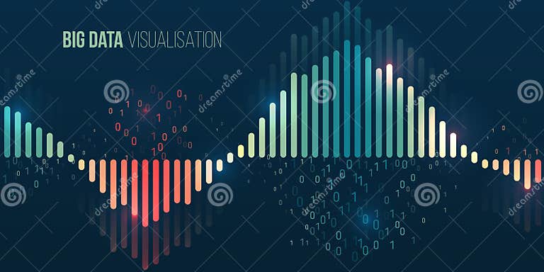 Data Algorithms, Machine Learning. Array Visual Concept. Big Data ...
