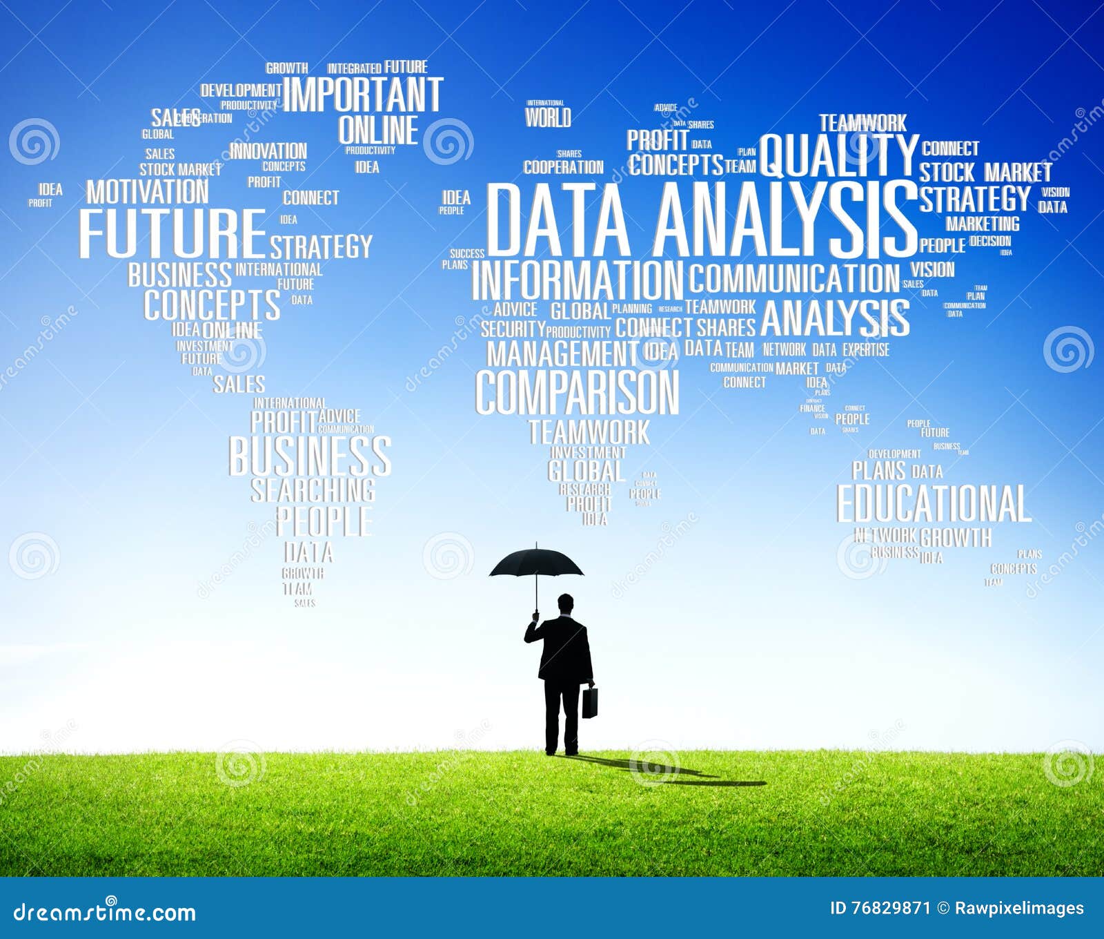 Data Analysis Analytics Comparison Information Networking Concept Stock ...