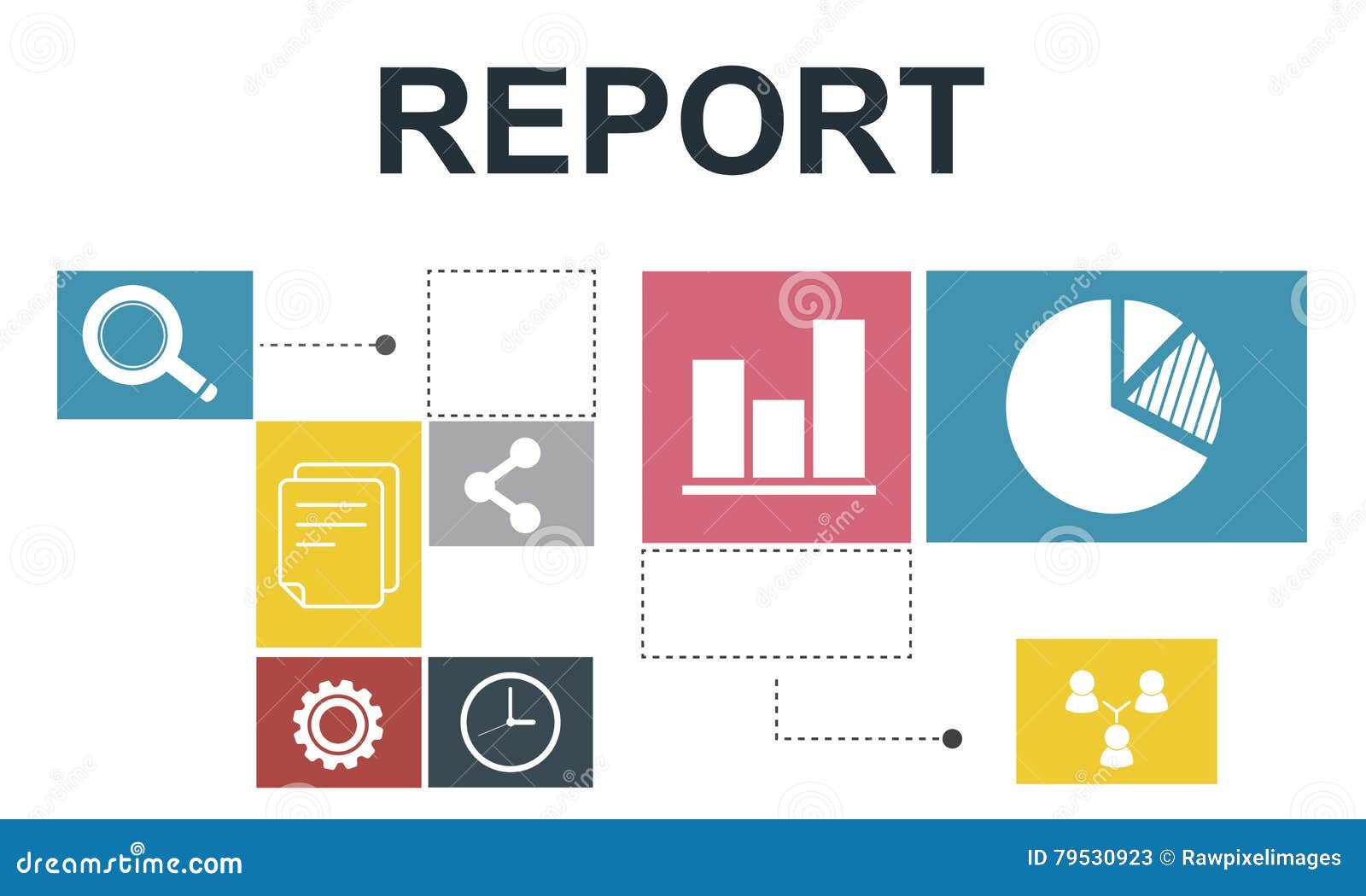 Data Analysis Analytics Information Report Concept Stock Illustration ...