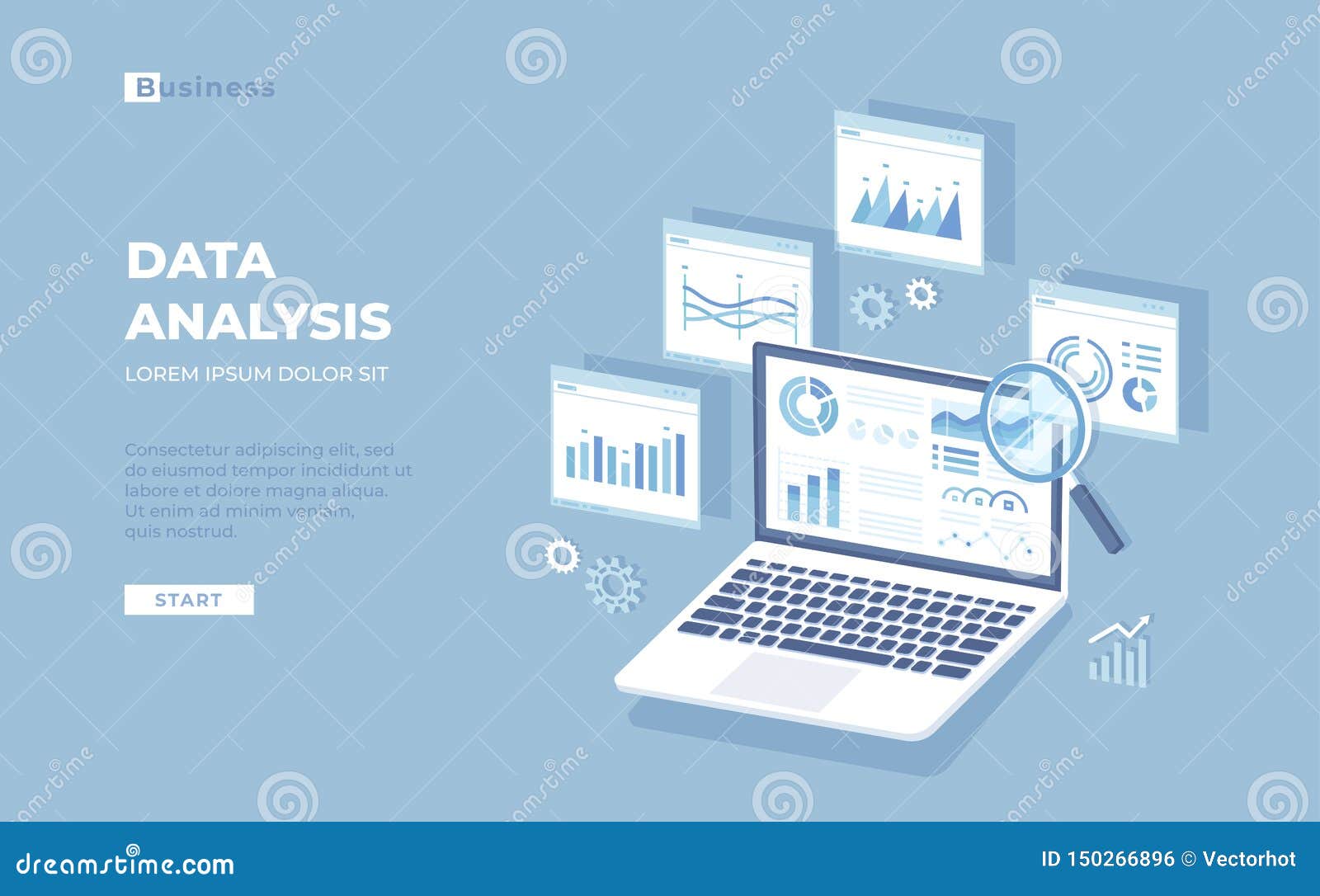 Data Analysis, Audit, Research, Analytics, Reporting Concept. Web and ...