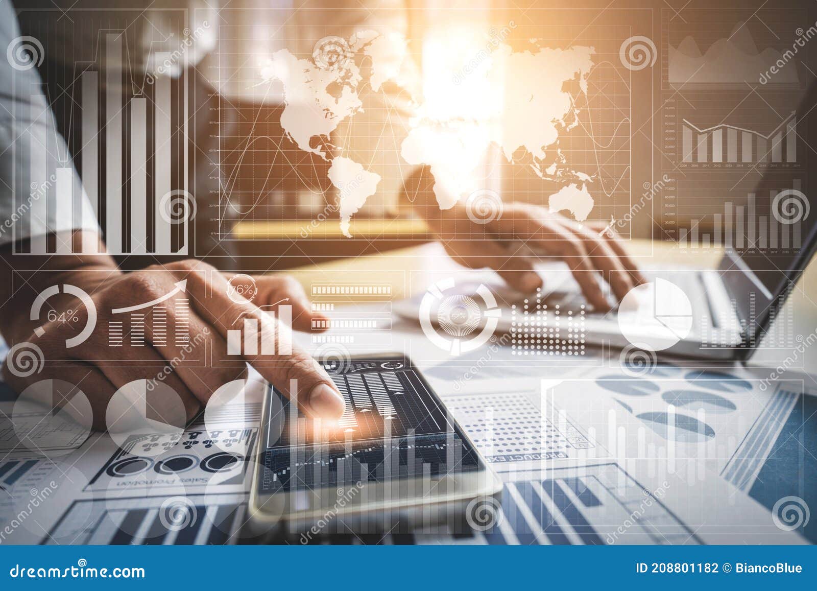 Data Analysis for Business and Finance Concept Stock Photo - Image of ...