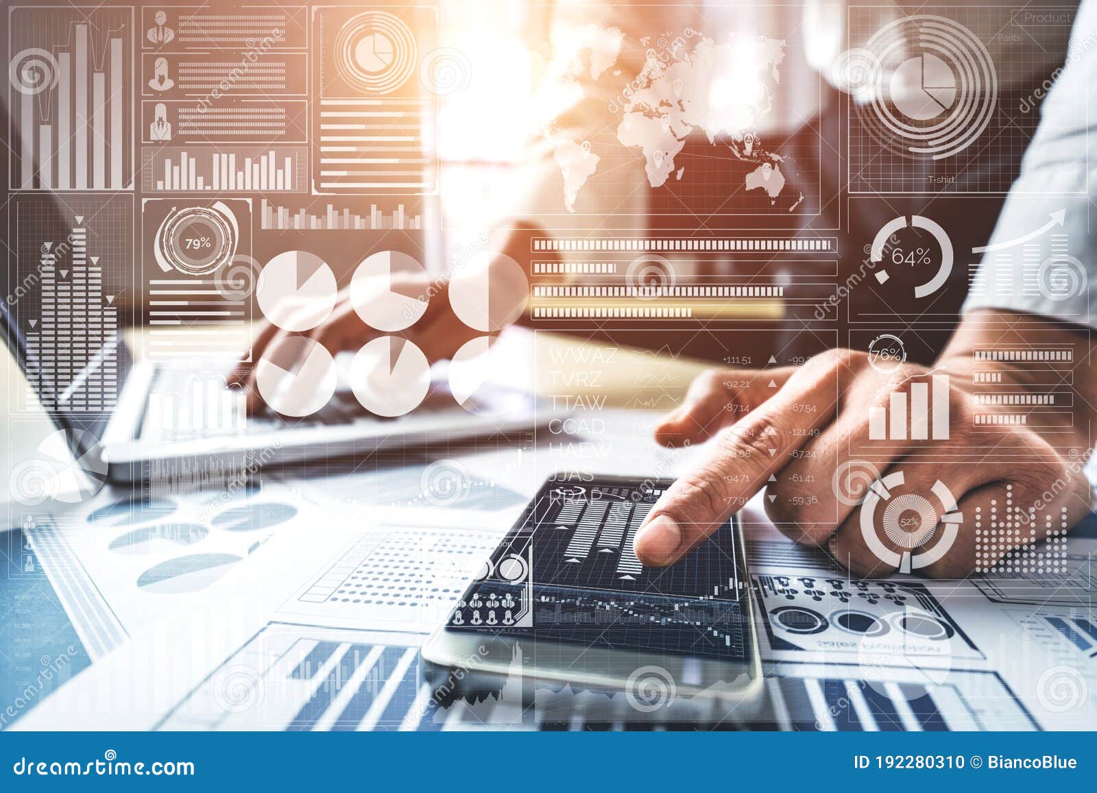 Data Analysis for Business and Finance Concept Stock Photo - Image of ...