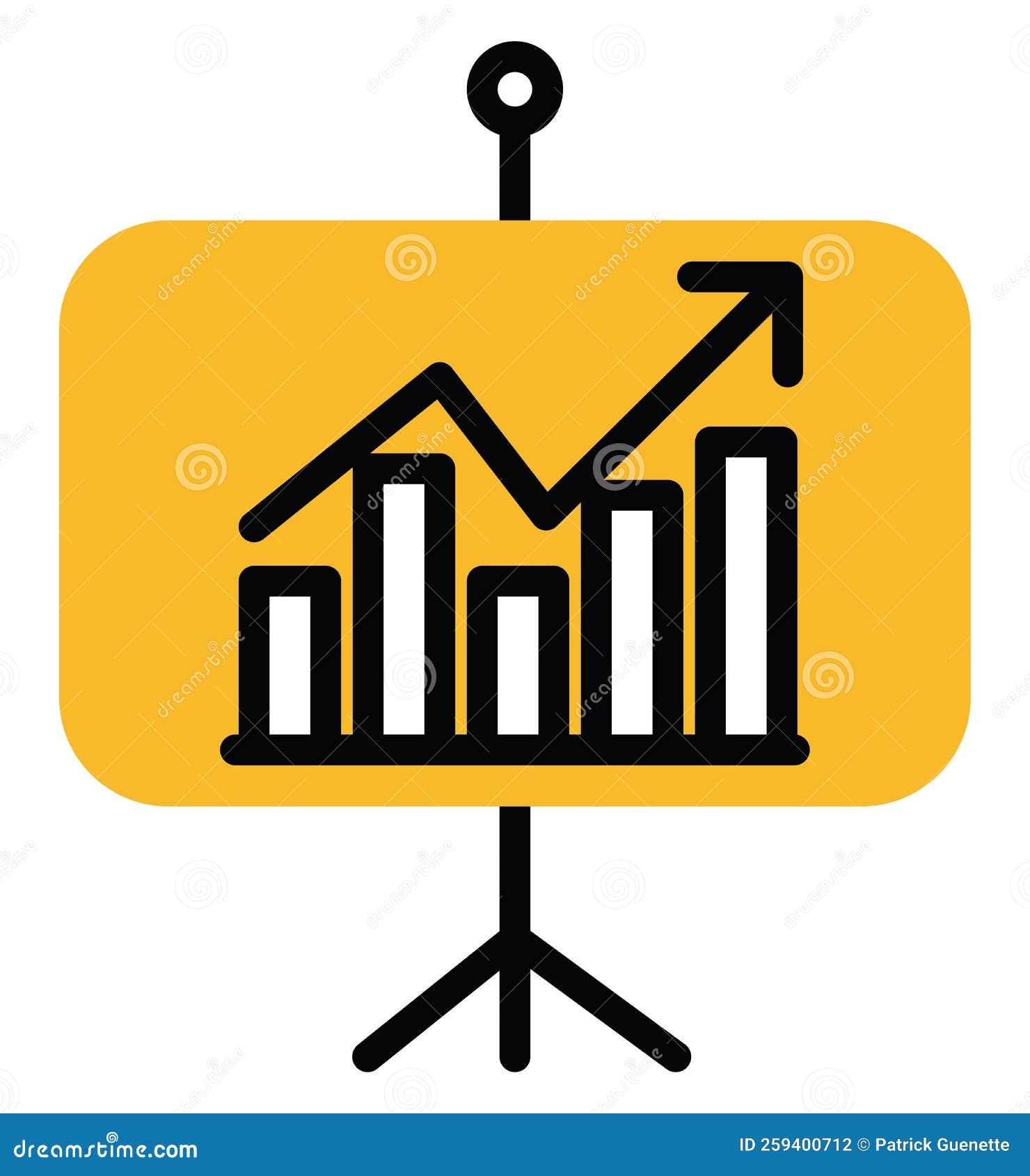 Data analysis chart, icon stock vector. Illustration of finance - 259400712