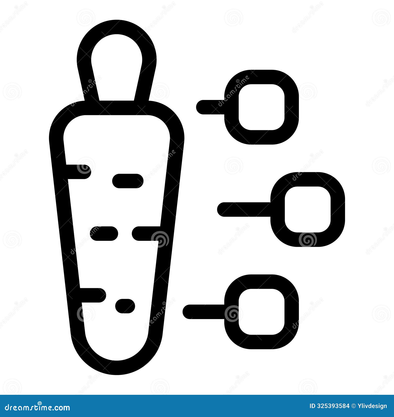 Data Analysis Chart Showing Results with Three Key Points Stock ...