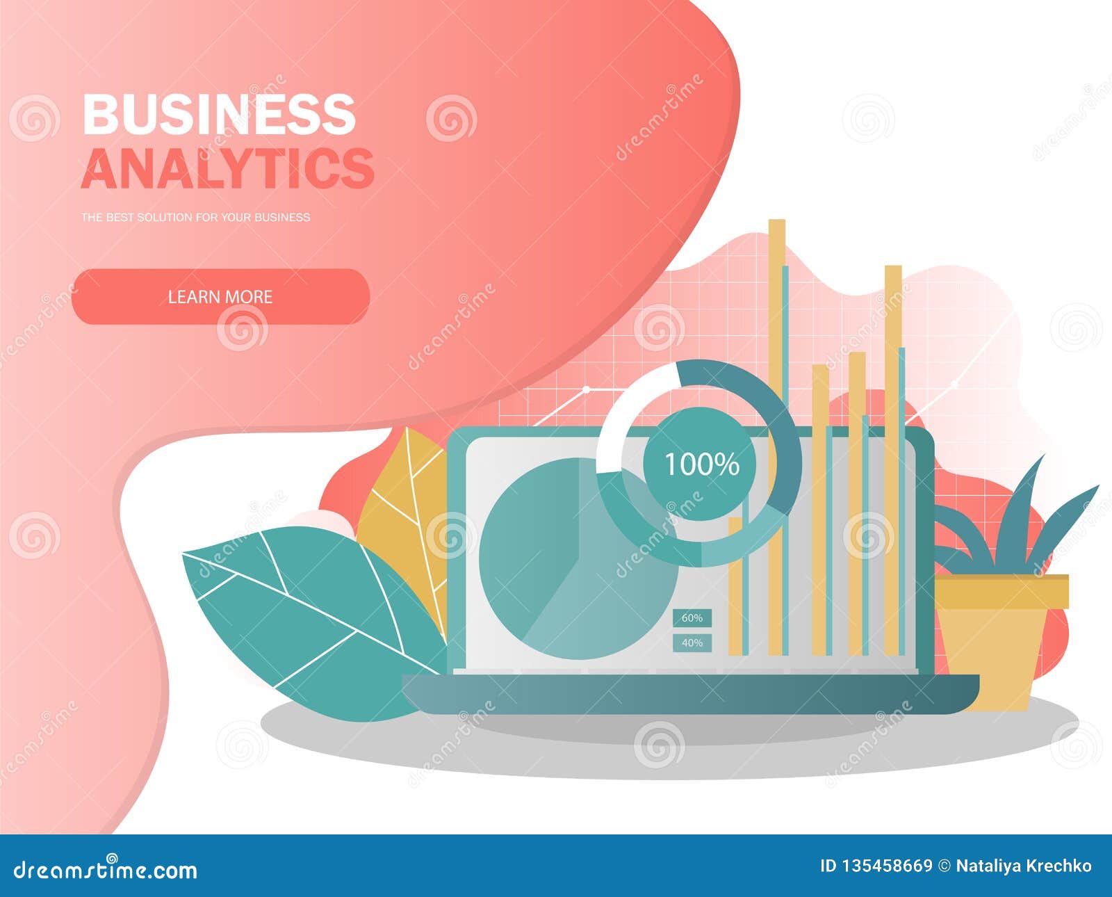 Data Analysis Concept. Can Use for Web Banner, Infographics Stock ...